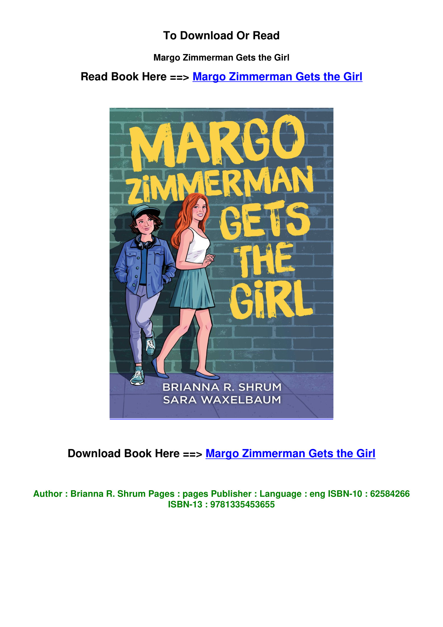 epub Download Margo Zimmerman Gets the Girl By Brianna R Shrum.pdf | DocDroid