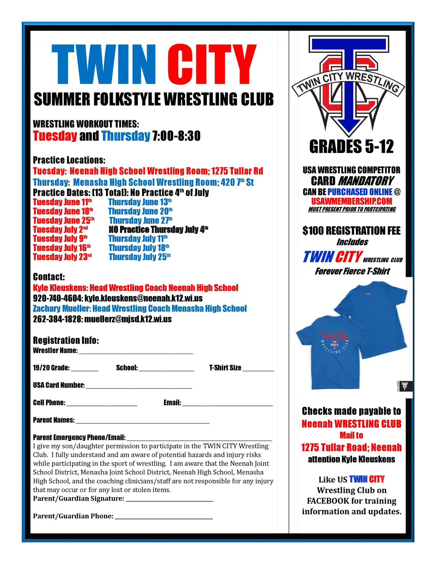 Twin City Wrestling Club Registration Form.pdf | DocDroid