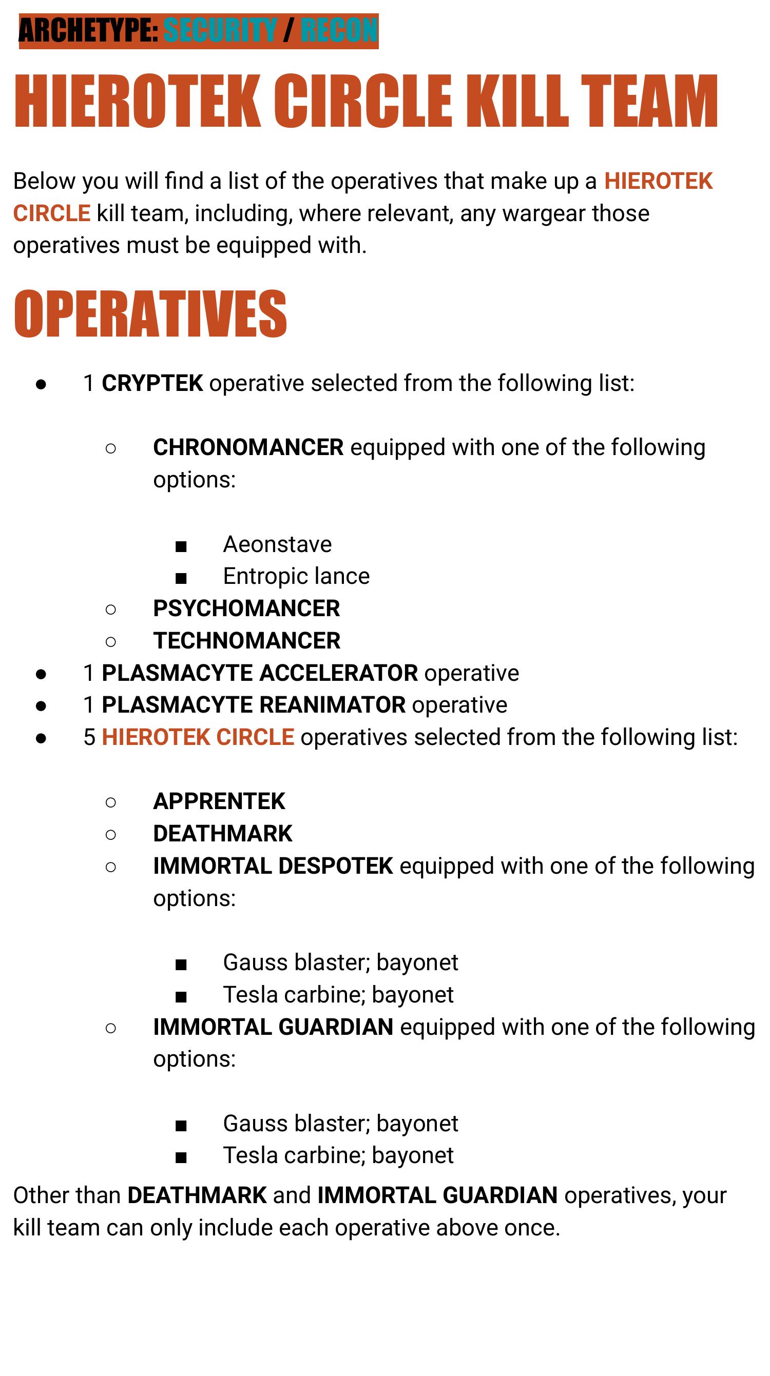 Kill Team Hierotek Circle.pdf | DocDroid