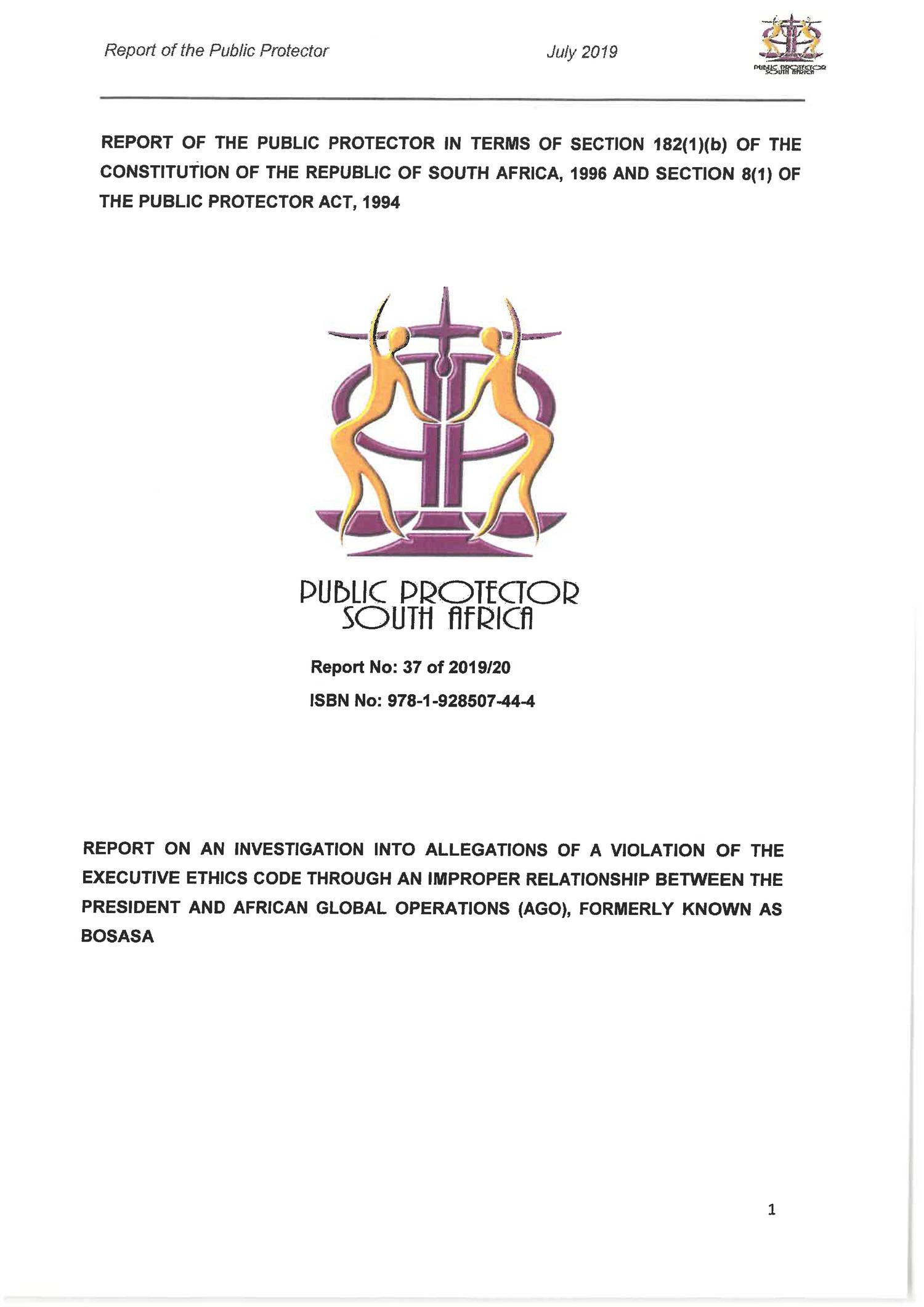 REPORT BOSASA.pdf | DocDroid