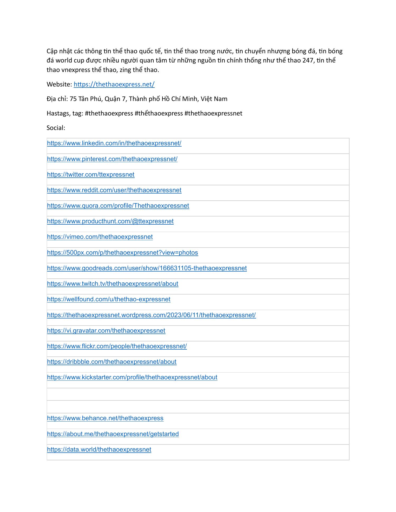 thethaoexpressnet.docx | DocDroid