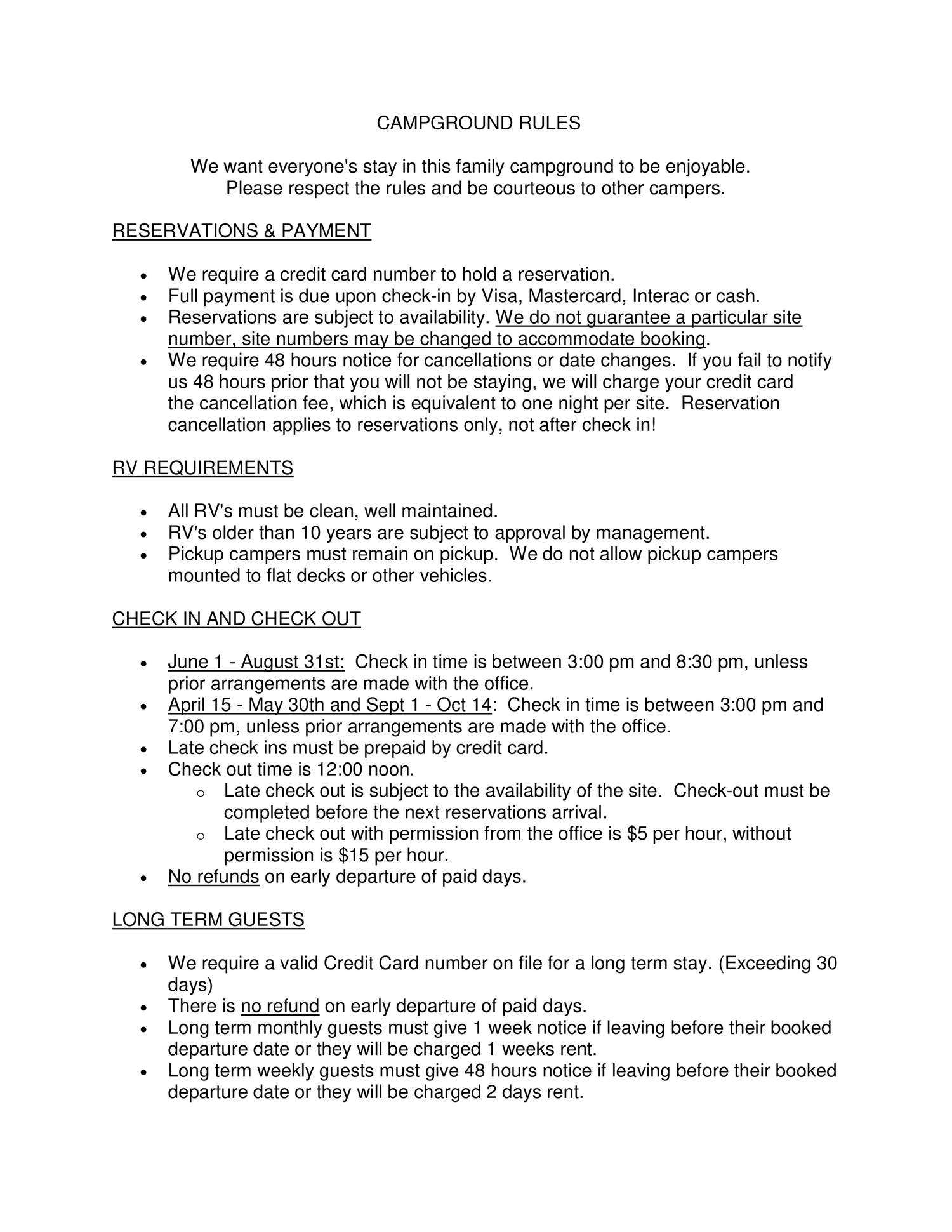 CAMPGROUND RULES.pdf | DocDroid