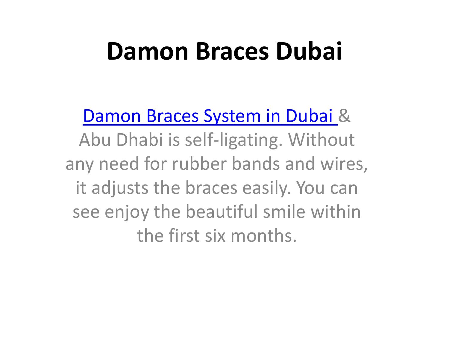 Damon Braces Dubai7878.pptx | DocDroid