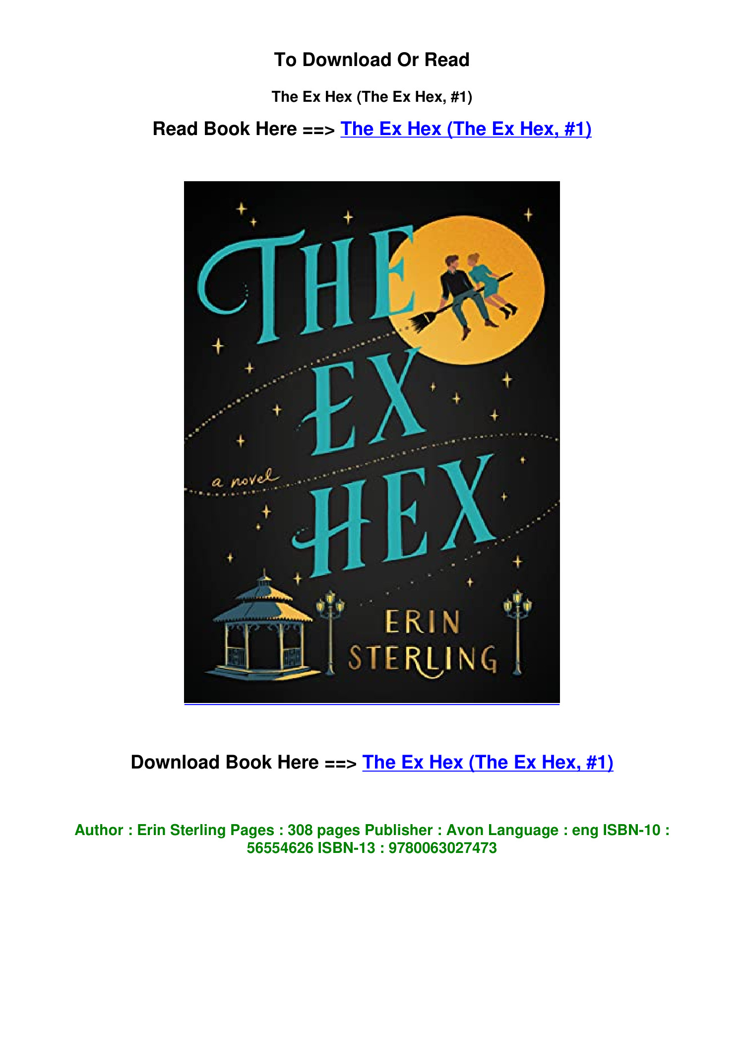 DOWNLOAD ePub The Ex Hex The Ex Hex 1 By Erin Sterling.pdf | DocDroid