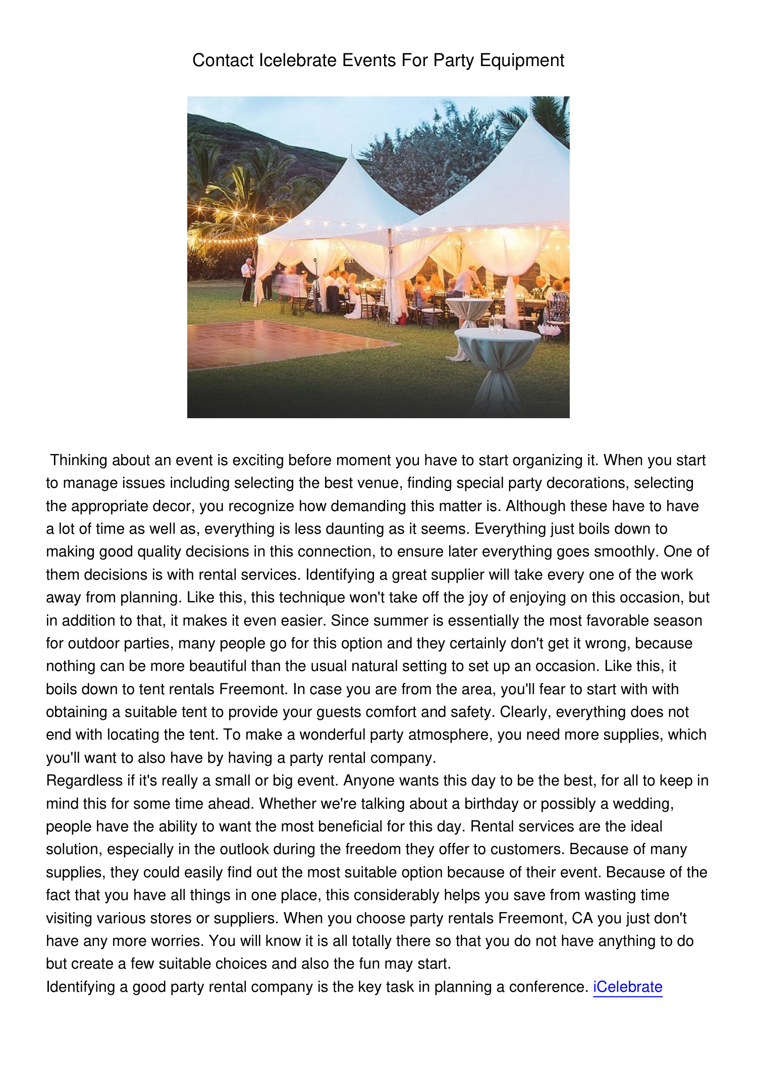 ContactIcelebrateEventsForPartyEquipment12.pdf | DocDroid