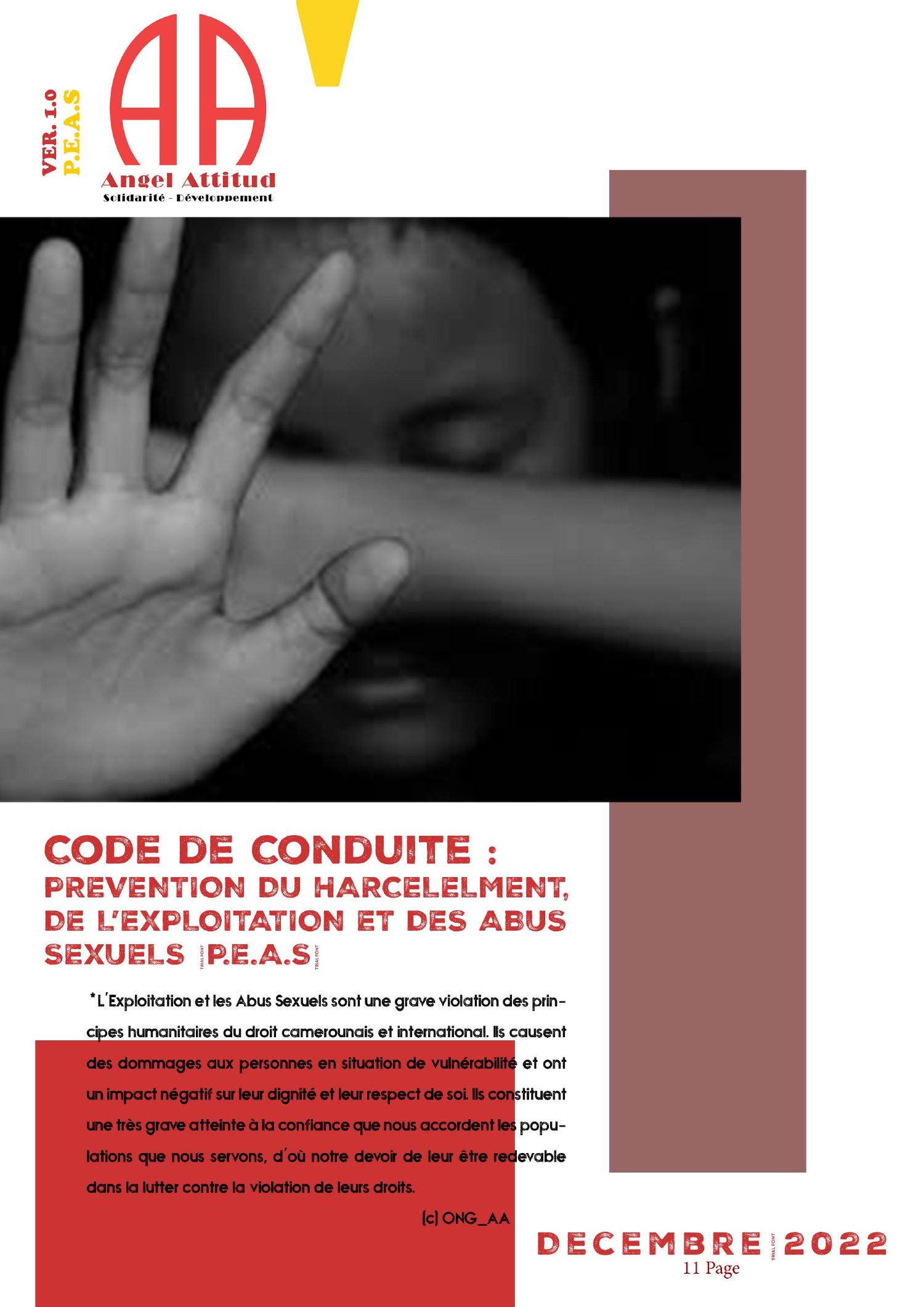 Code_de_Conduite_PEAS_ONG_AA_v1.0.pdf | DocDroid