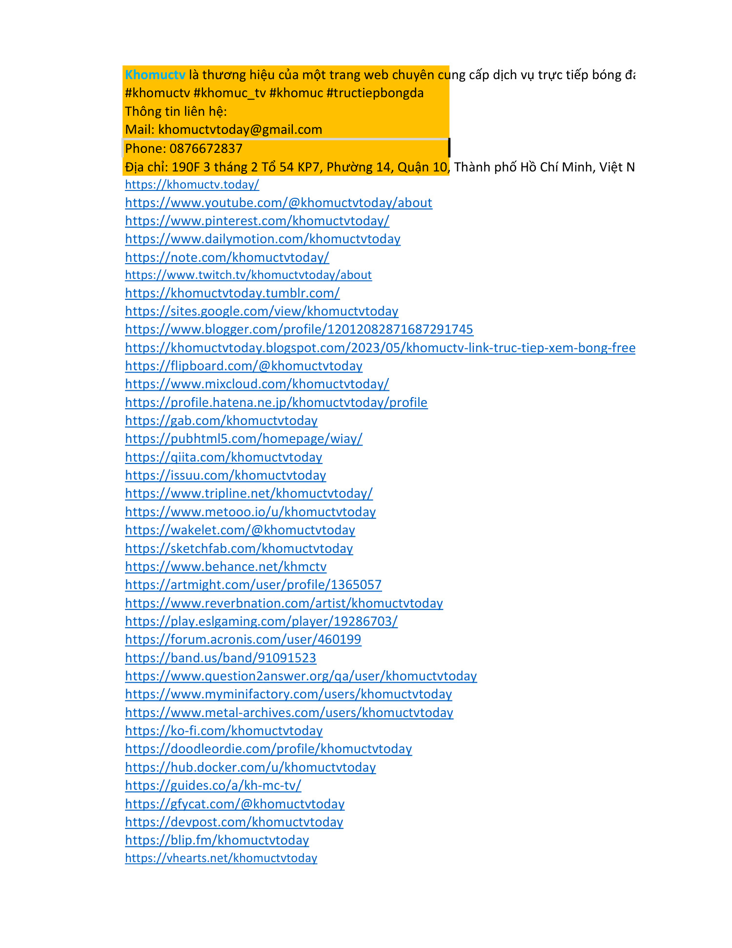 khomuctvtoday.xlsx | DocDroid