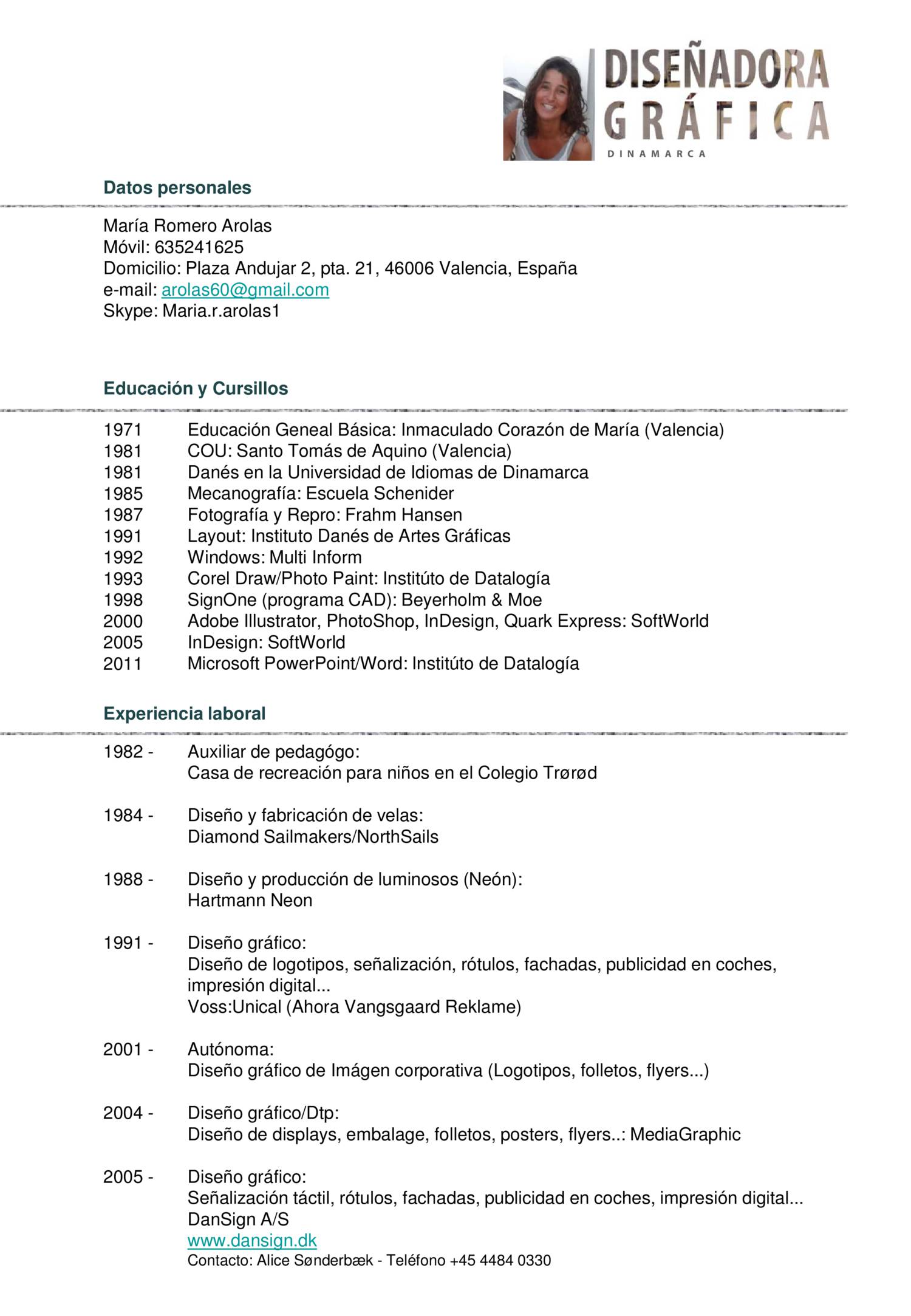 cv maría romero.pdf | DocDroid