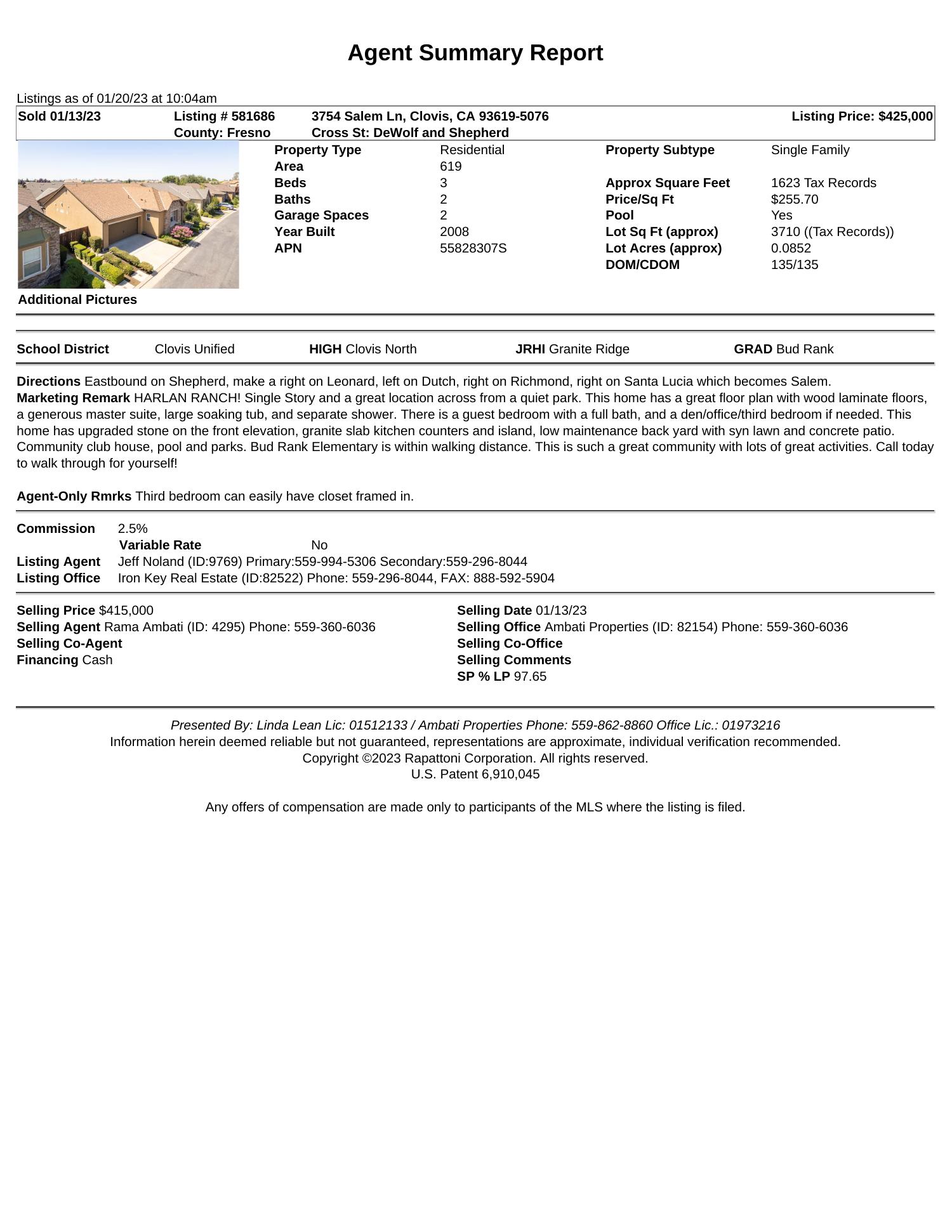 3754 Salem Ln. MLS report.pdf | DocDroid