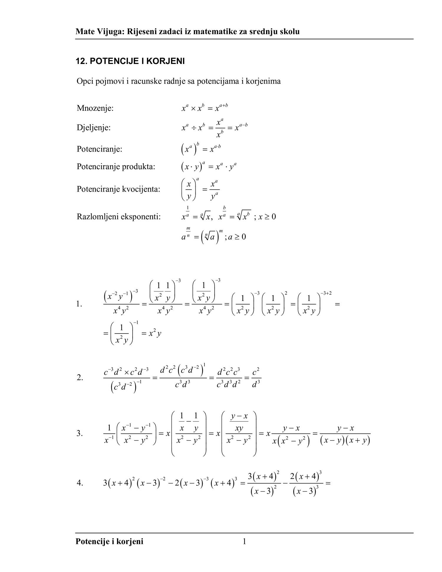 Korijeni i potencije - 2.pdf | DocDroid