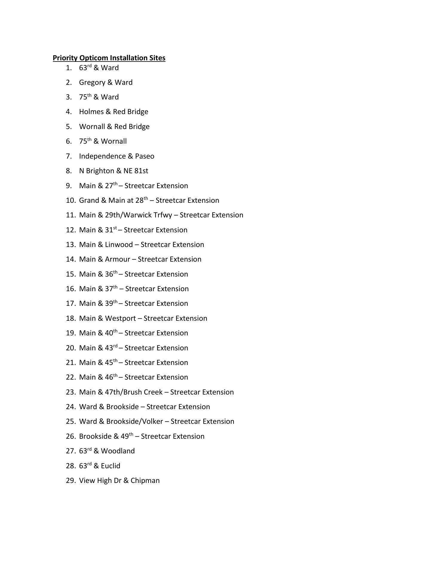 City Opticom Priority List.docx | DocDroid