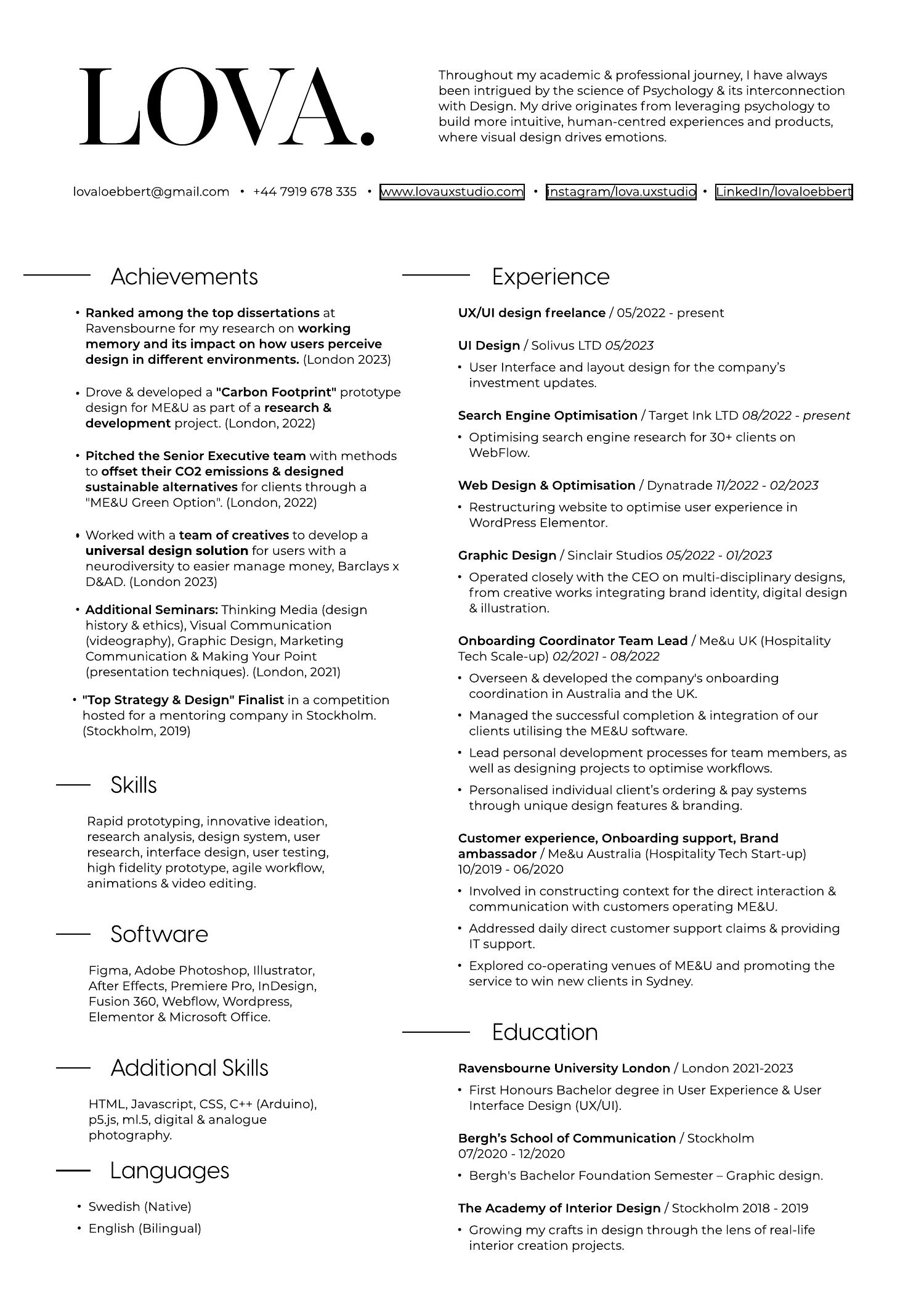 Lova Loebbert - CV.pdf | DocDroid