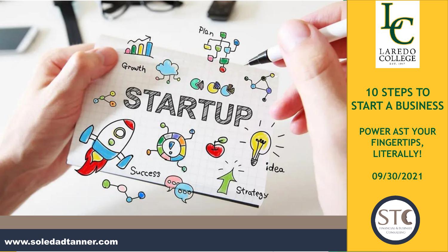 STC PPT Laredo College 10 steps to start a Business 20210930 (3).pdf ...