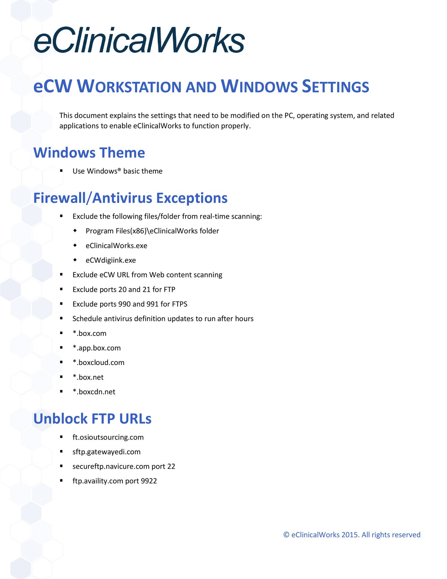 eCW Workstation and Windows Settings.pdf | DocDroid