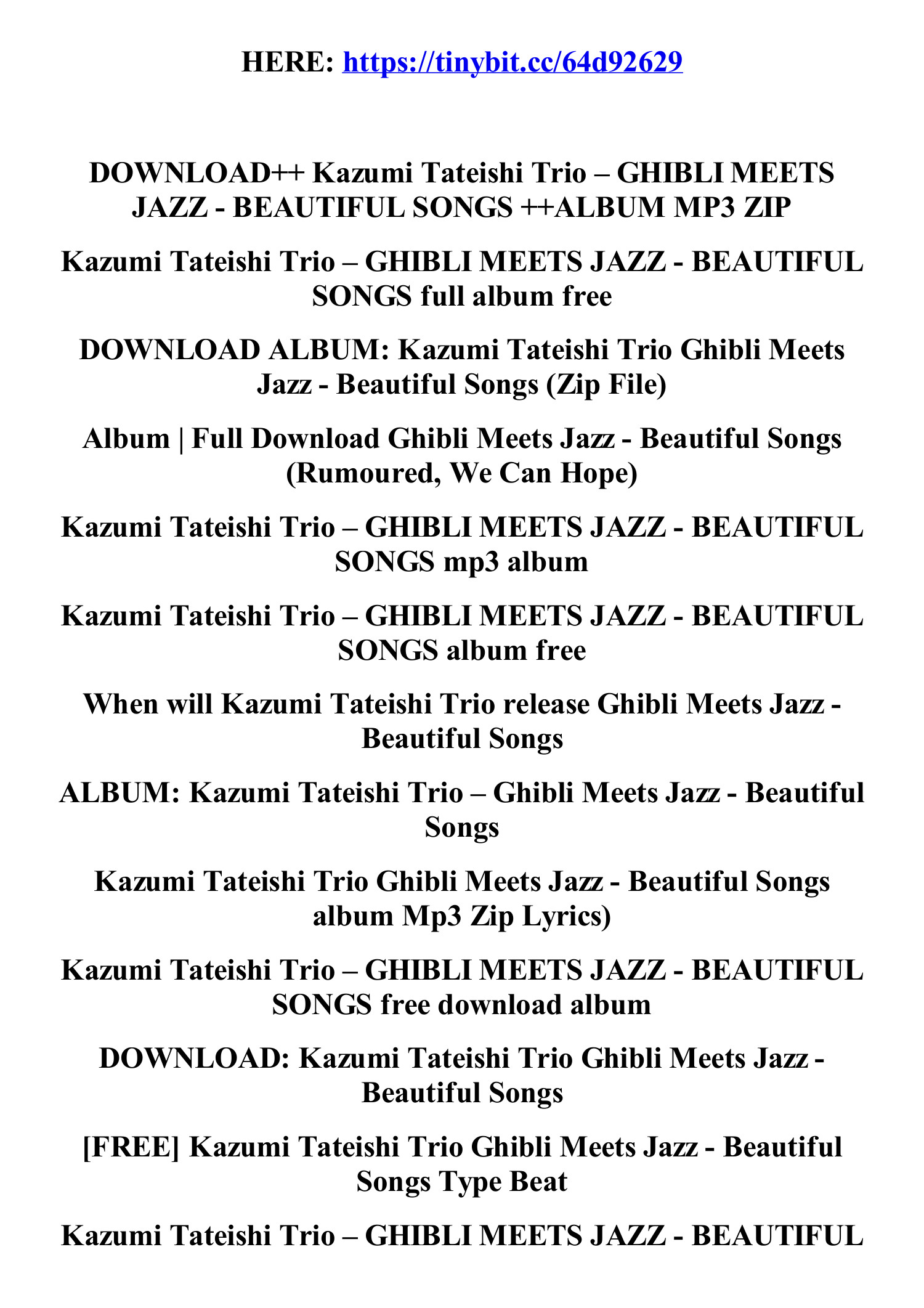 download_kazumi_tateishi_trio_ghibli_meets_jazz_beautiful_songs_album ...