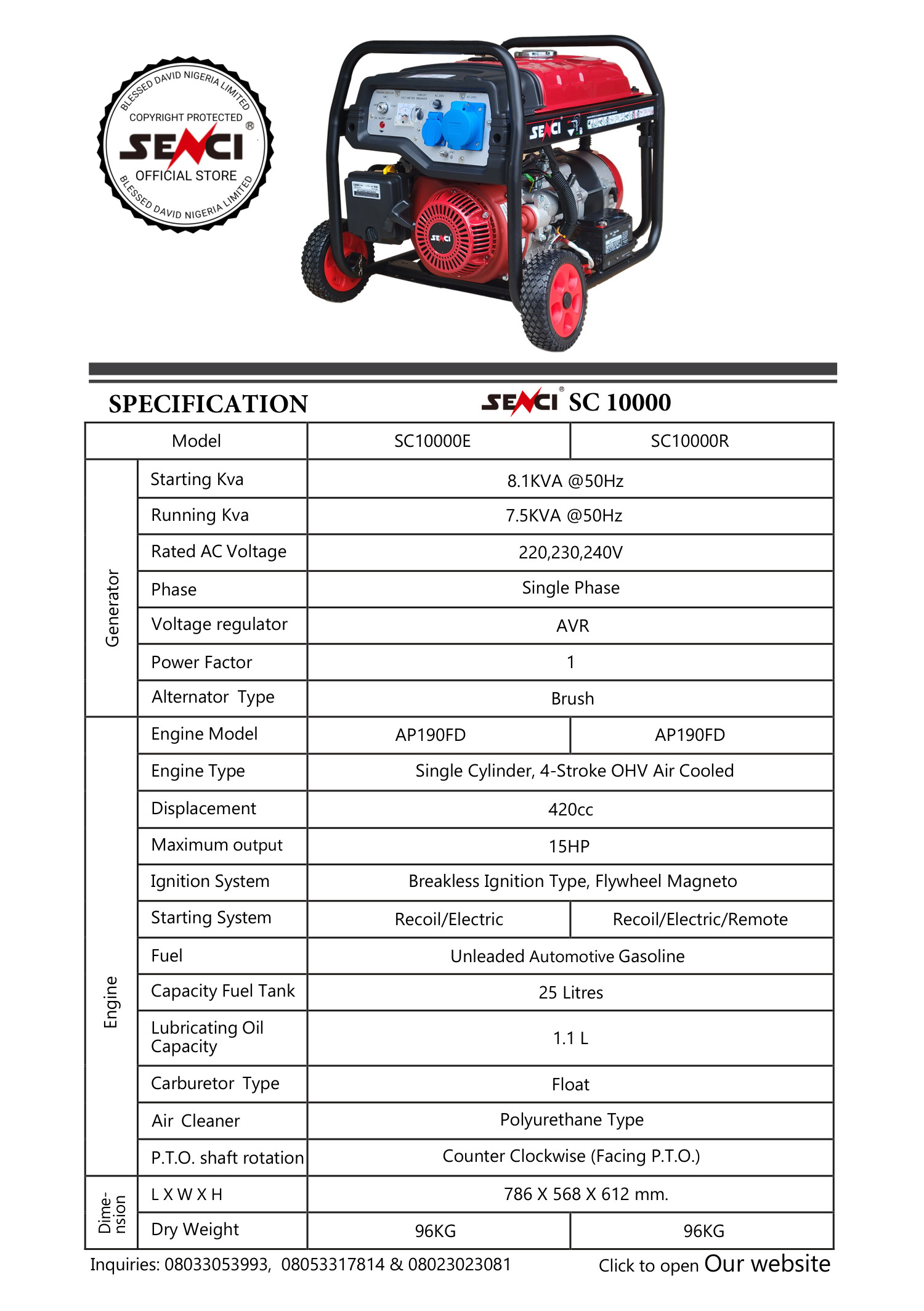 Senci SC10000E.pdf | DocDroid