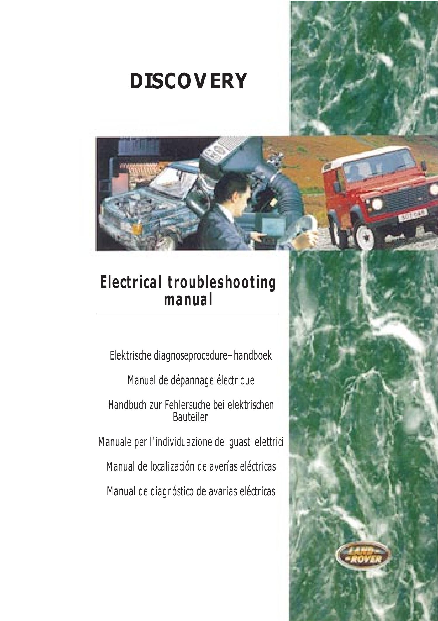 Discovery 1 MY96 - Electrical Troubleshooting Manual (LRL0028ENG 2nd Edition).pdf | DocDroid
