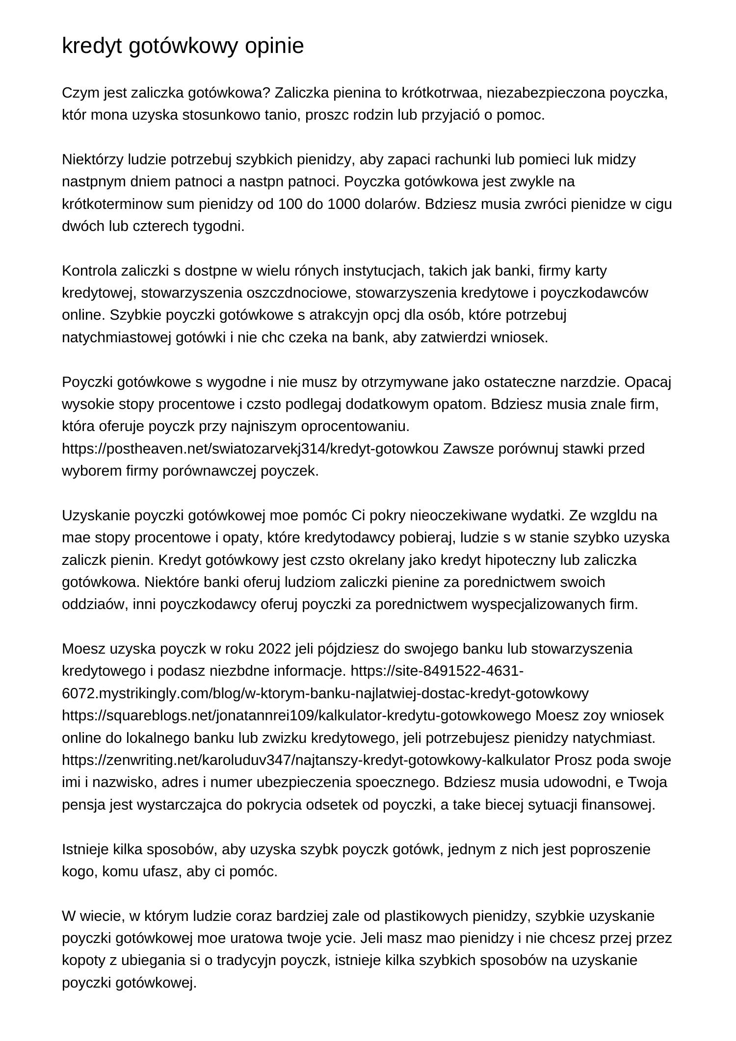 kredyt gotówkowy 30 tyszvyib.pdf.pdf | DocDroid