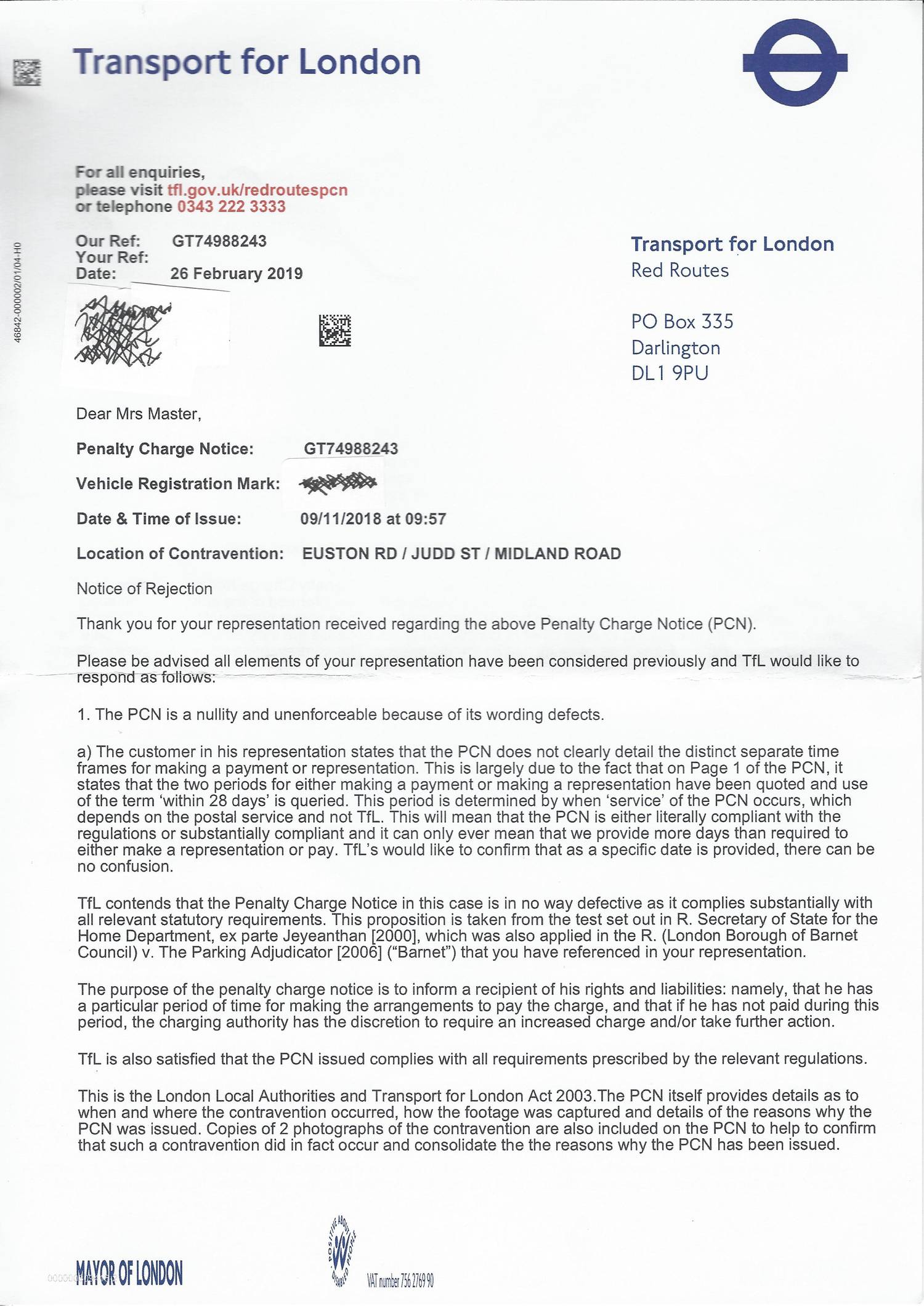 TFL Notice of Rejection.pdf | DocDroid
