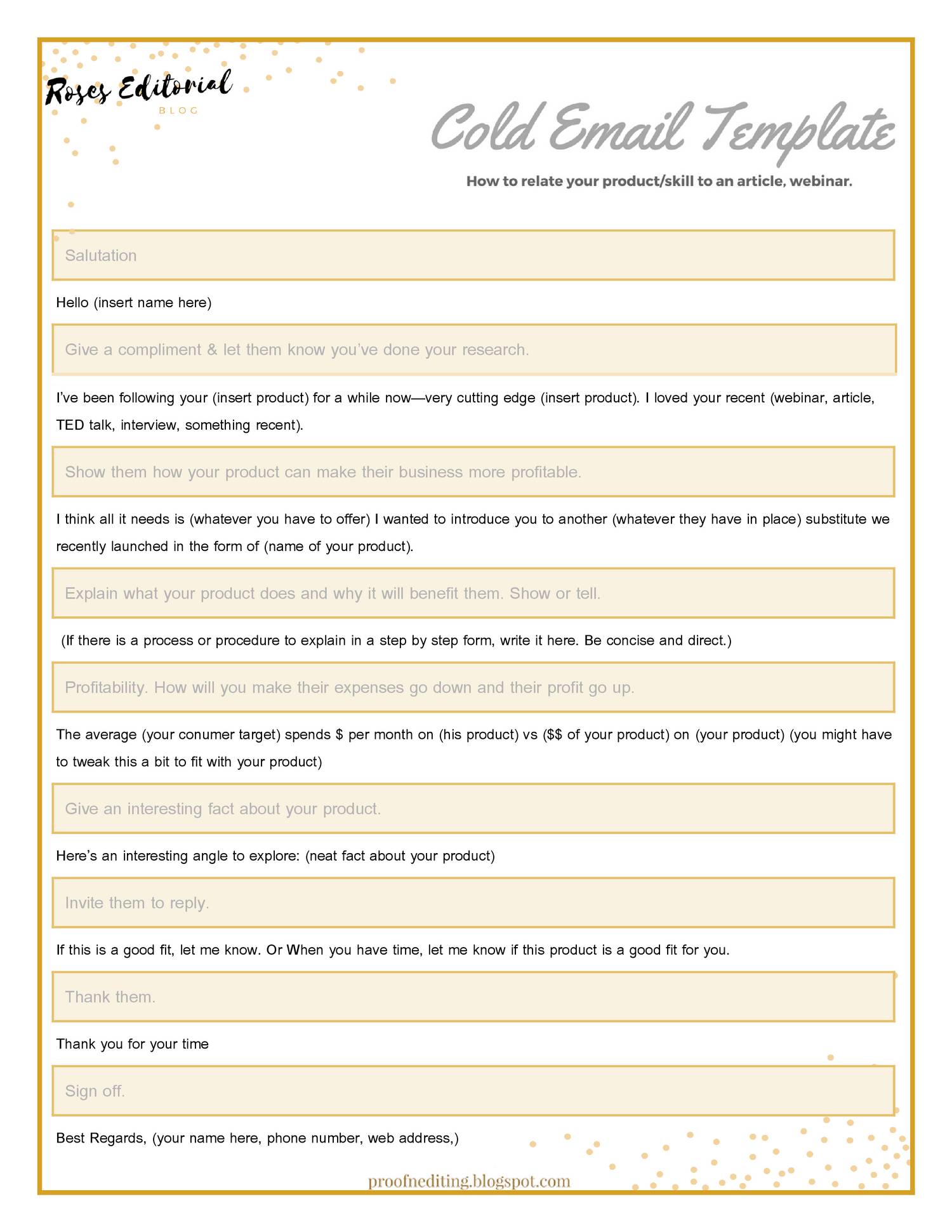 Cold Email Template 1.pdf | DocDroid