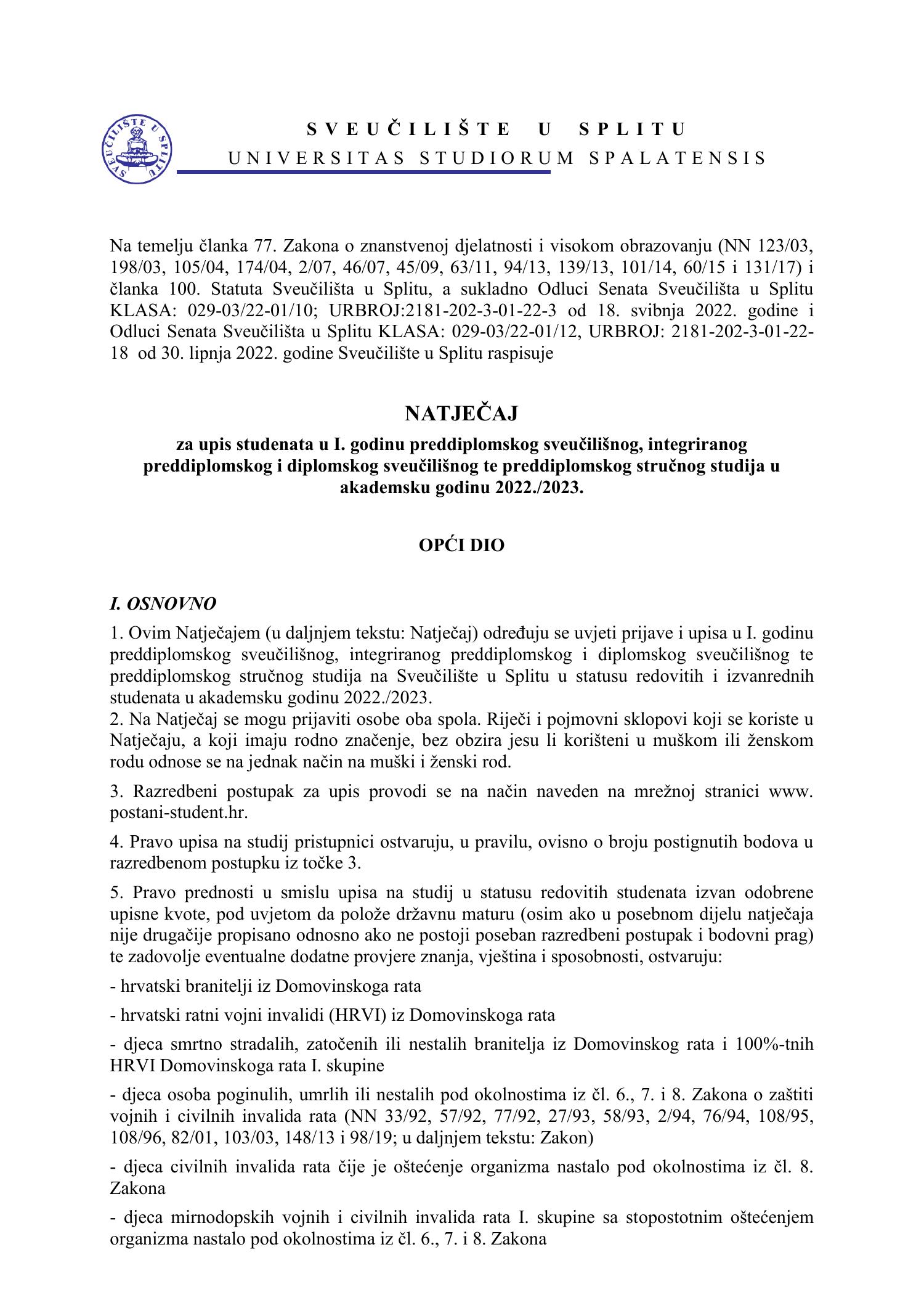 Natječaj za upis u preddiplomske_integr sveuč_str studije 2022_2023.pdf | DocDroid