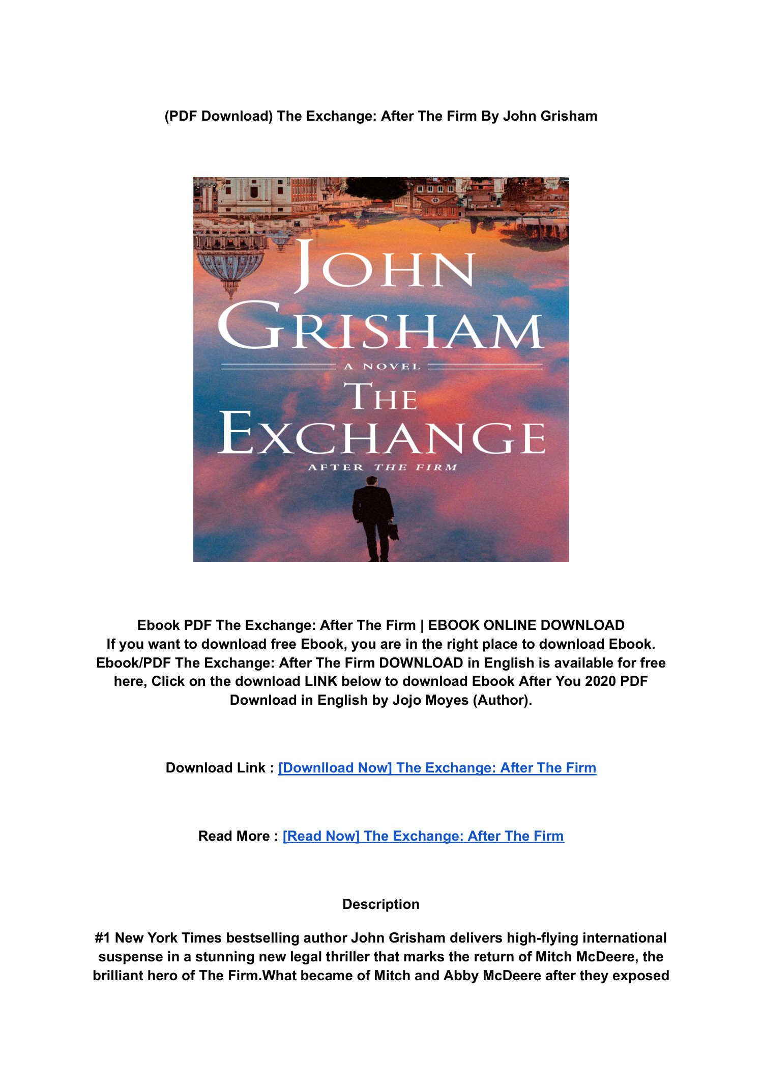 [Download] PDF The Exchange_ After The Firm By _ (John Grisham).pdf ...