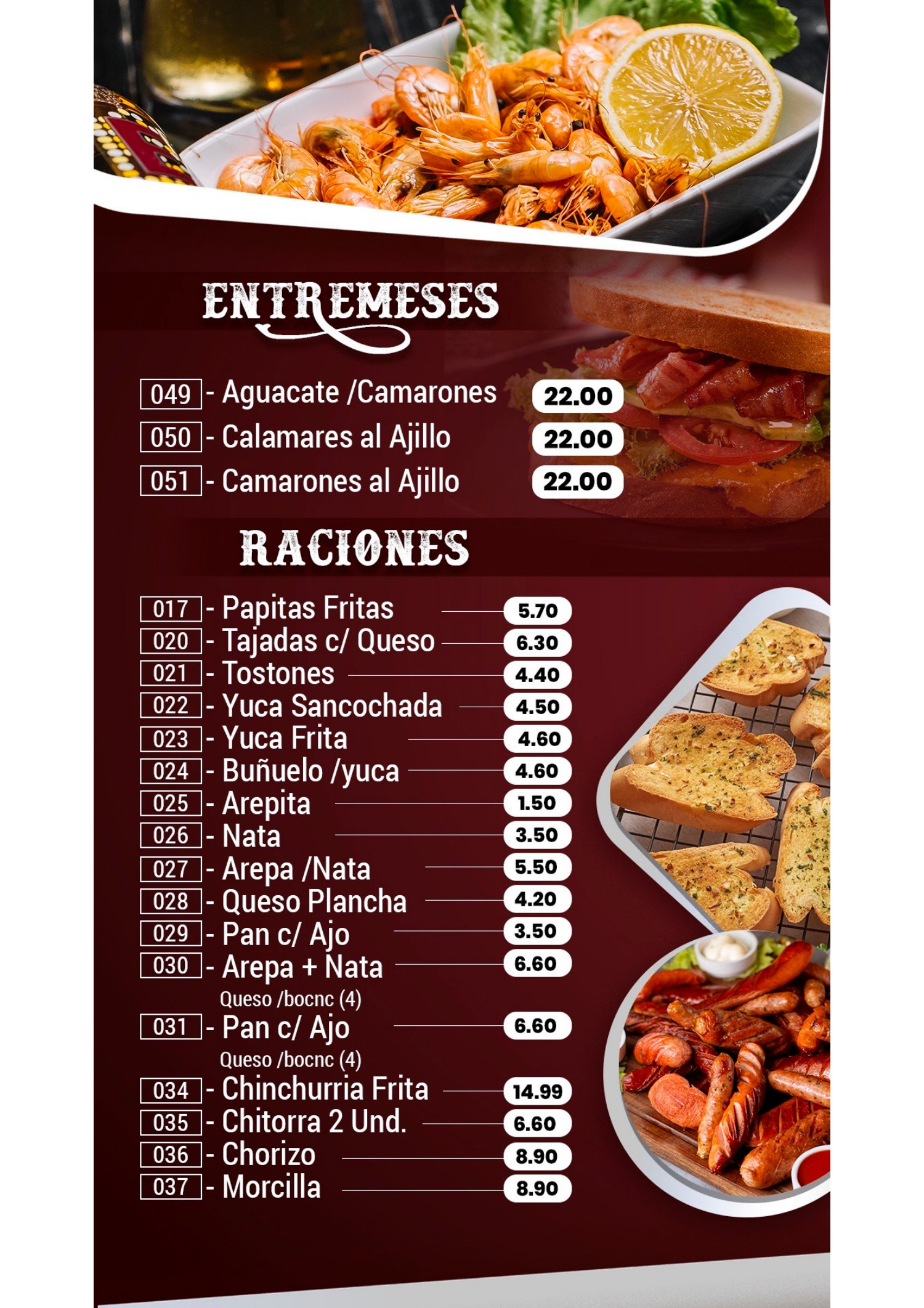 Menú - El Campestre .pdf | DocDroid