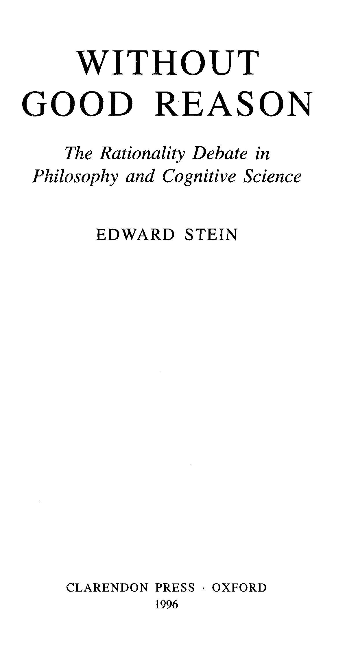 Stein - Without Good Reason.pdf | DocDroid