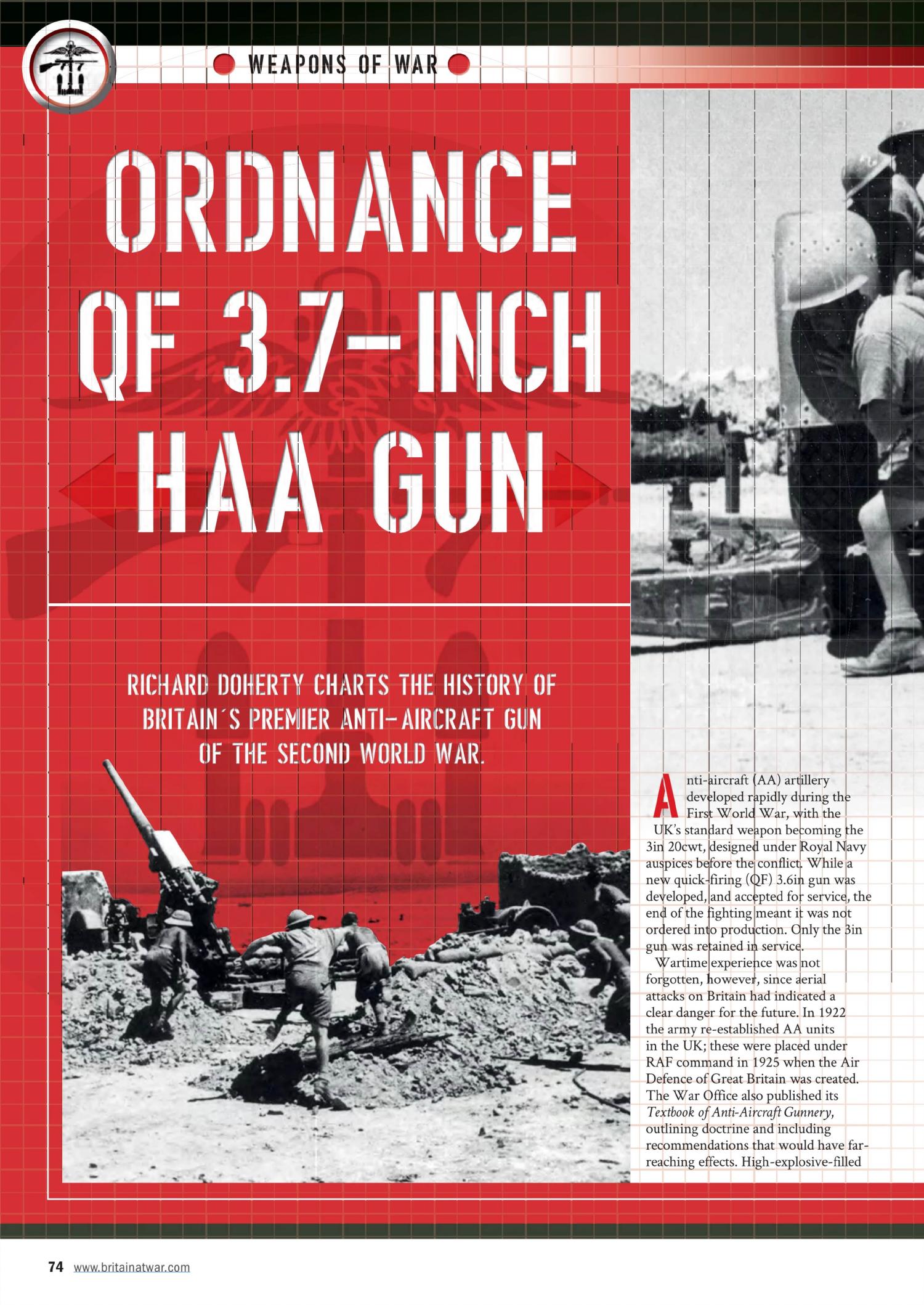 QF 3,7 inch AA gun Britain At War - May 2019.pdf | DocDroid