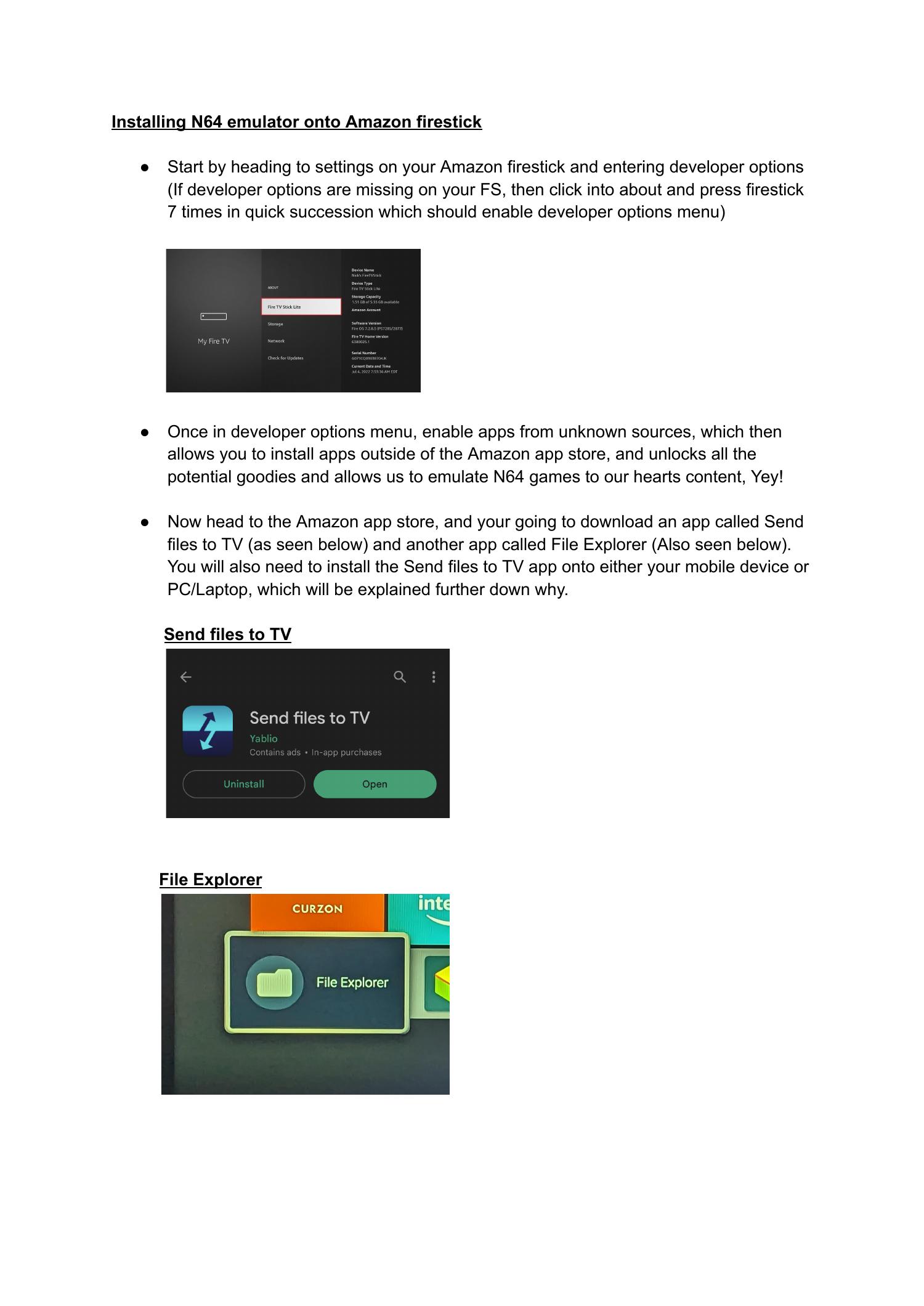 Install N64 onto Firestick.pdf | DocDroid