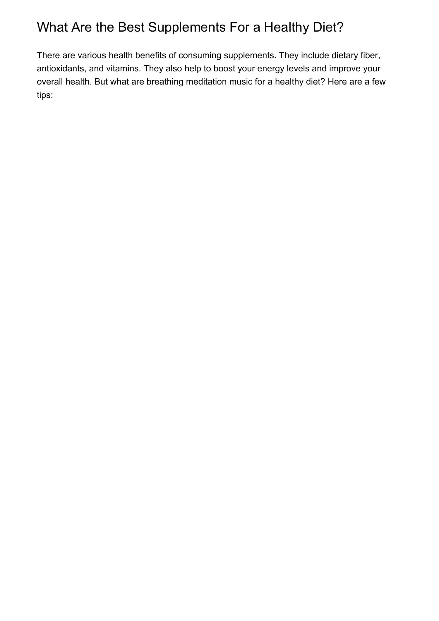 What Are the Best Supplements For a Healthy Dietlkdtk.pdf.pdf | DocDroid