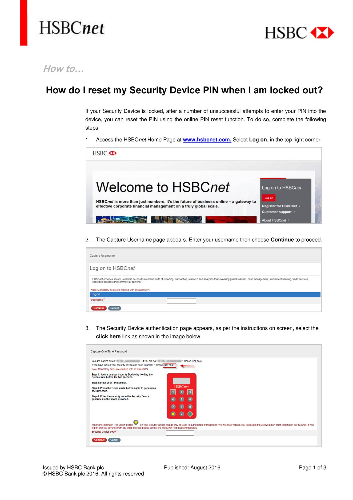HSBC american bank reset device pin.pdf | DocDroid