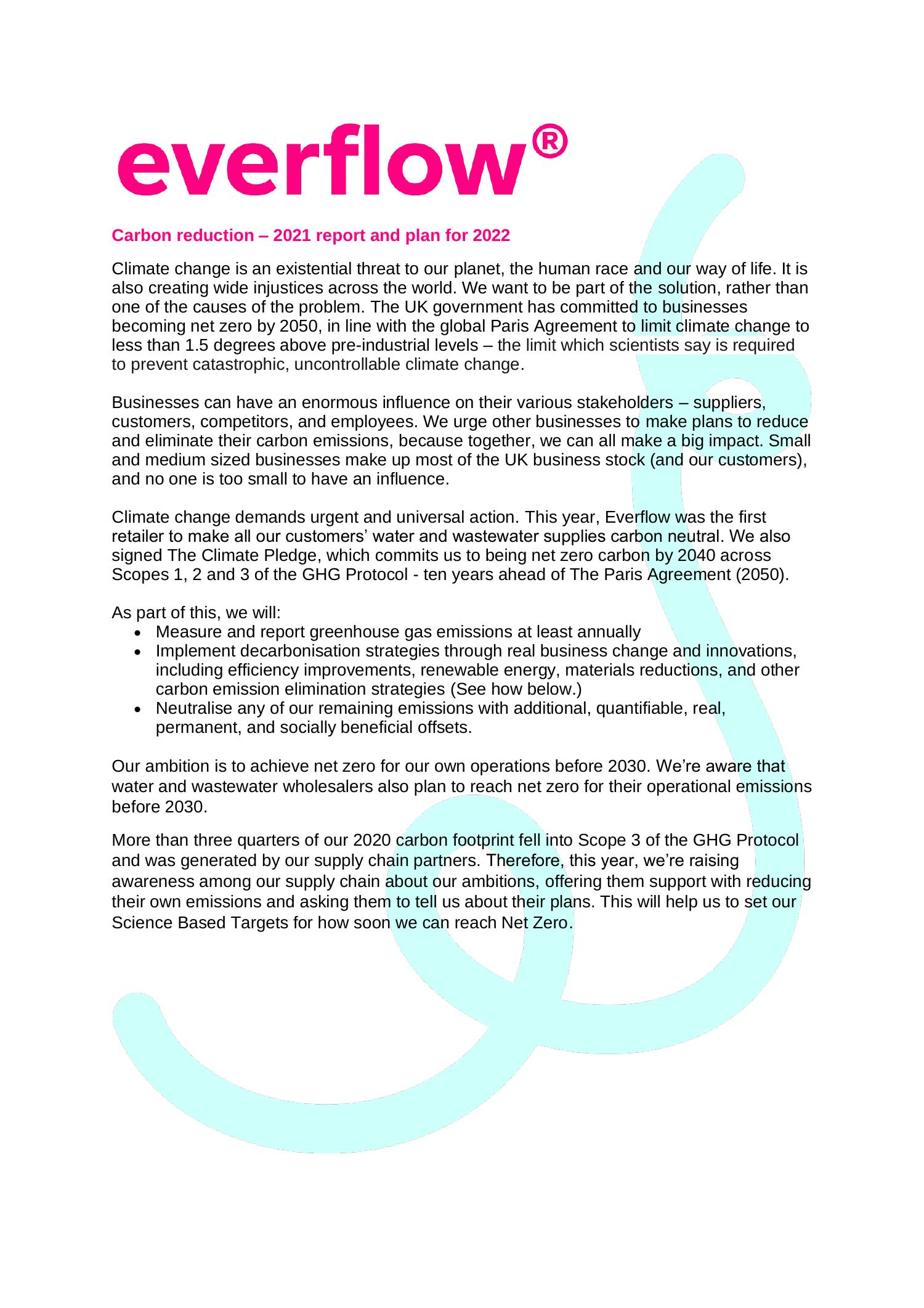 Carbon Reduction Plan 2022 V2 Pdf Docdroid