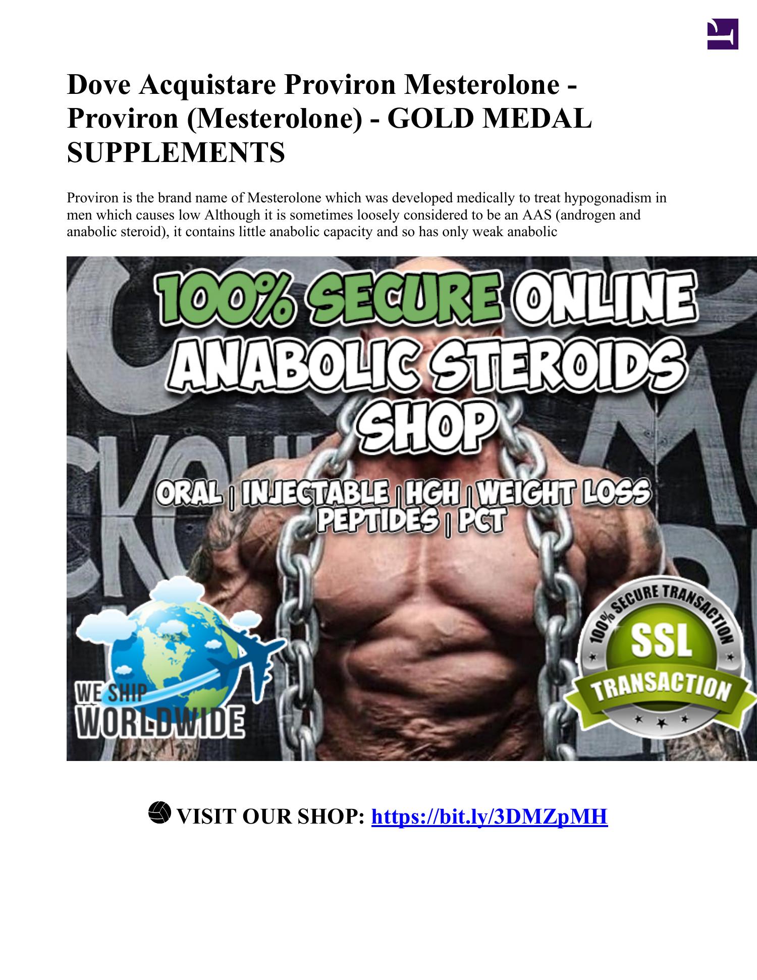 Dove Acquistare Proviron Mesterolone.pdf | DocDroid