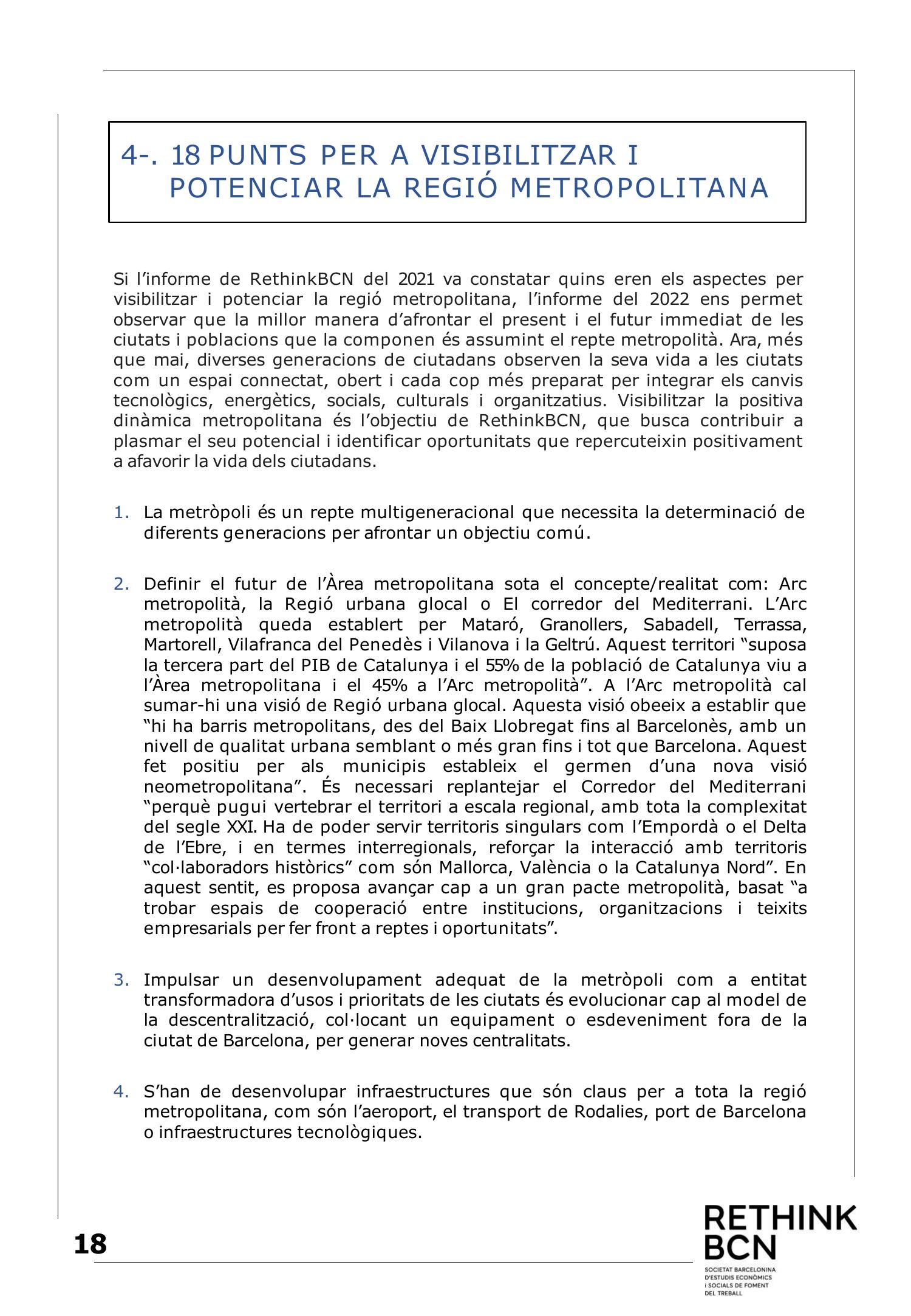 18 Punts Informe II Rethink Cat.pdf | DocDroid