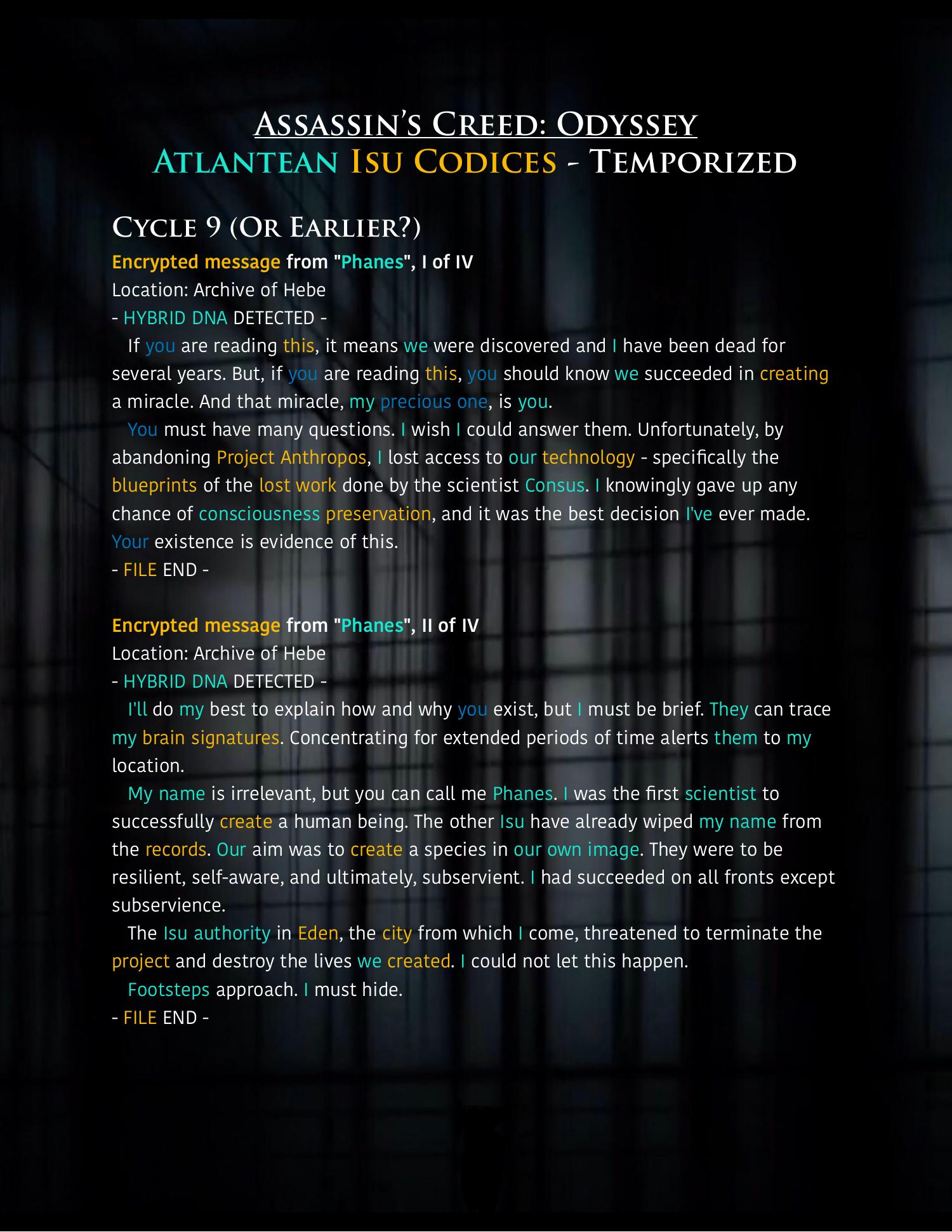 AC Odyssey Isu Codices - Temporized.pdf | DocDroid