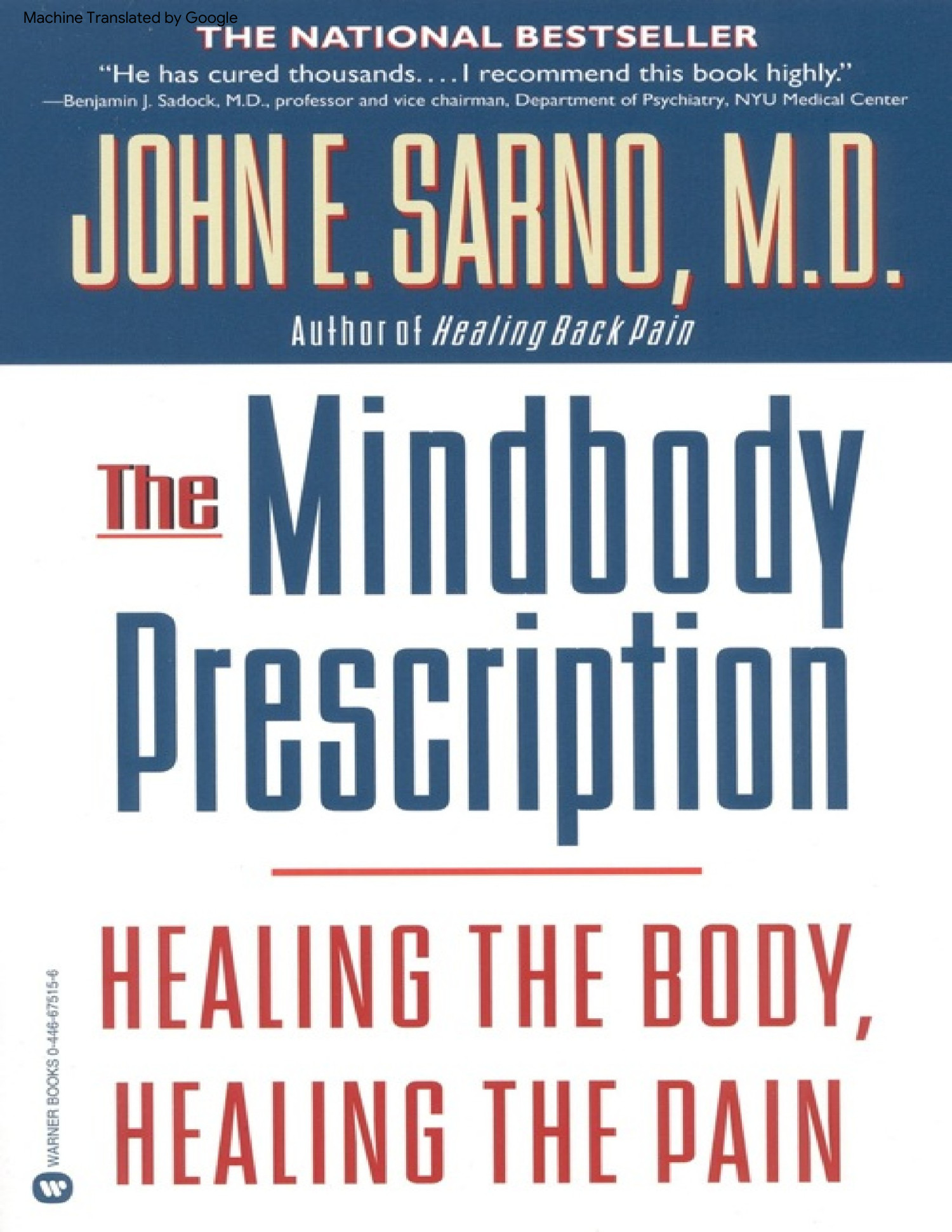 The Mindbody Prescription_ Healing the Body, Healing the Pain .pdf ...