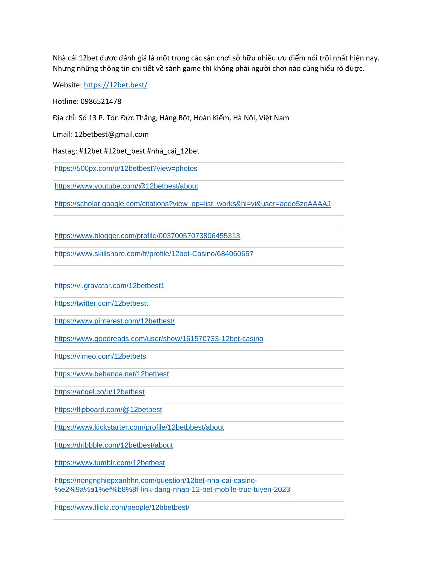 12bet.docx | DocDroid