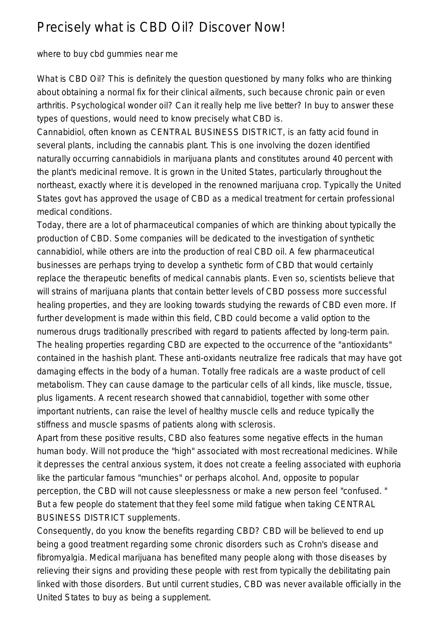 Precisely what is CBD Oil Learn Nowttmrg.pdf.pdf | DocDroid