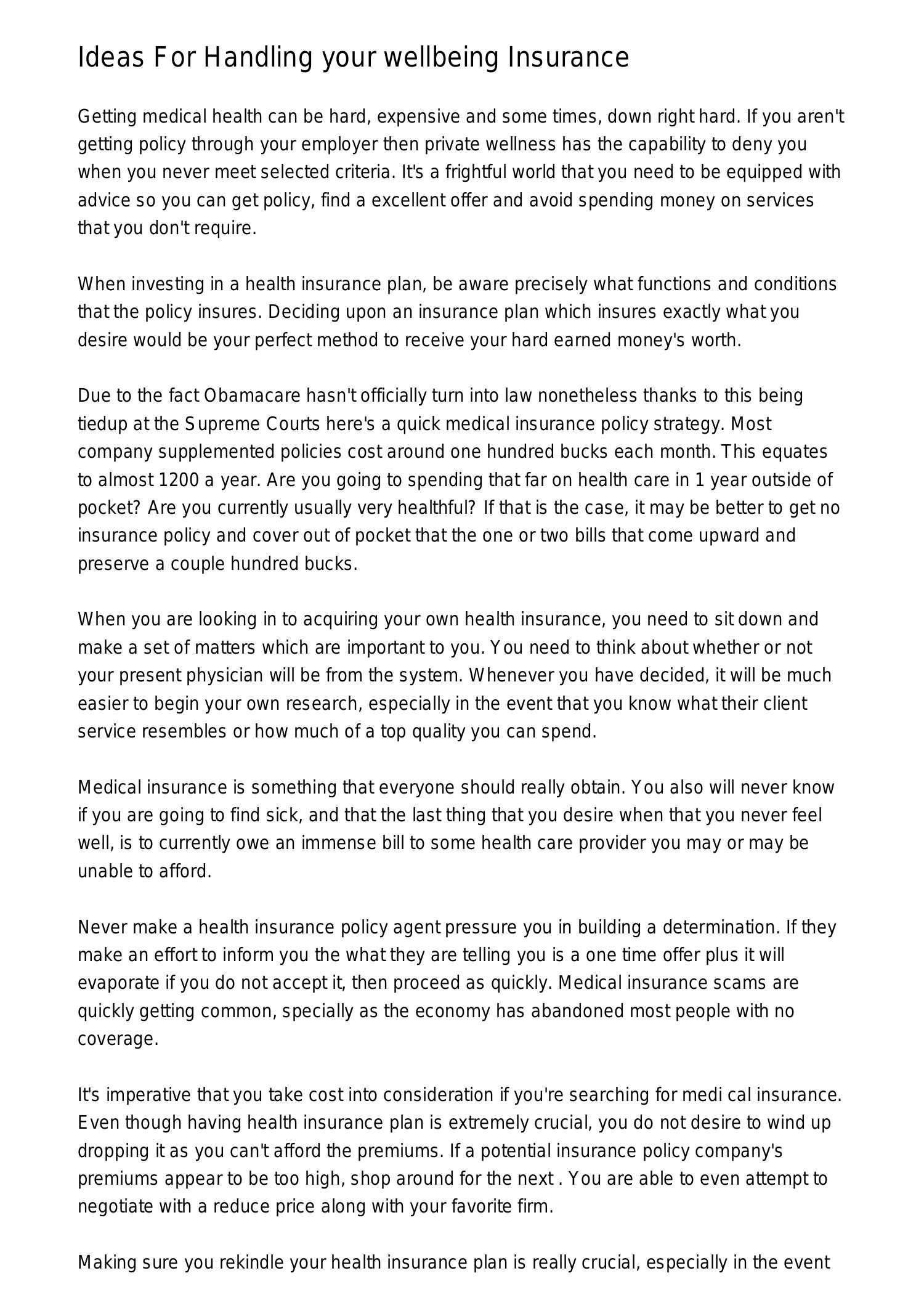 Helpful Hints For Managing your wellbeing Insurancegkrnt.pdf.pdf | DocDroid