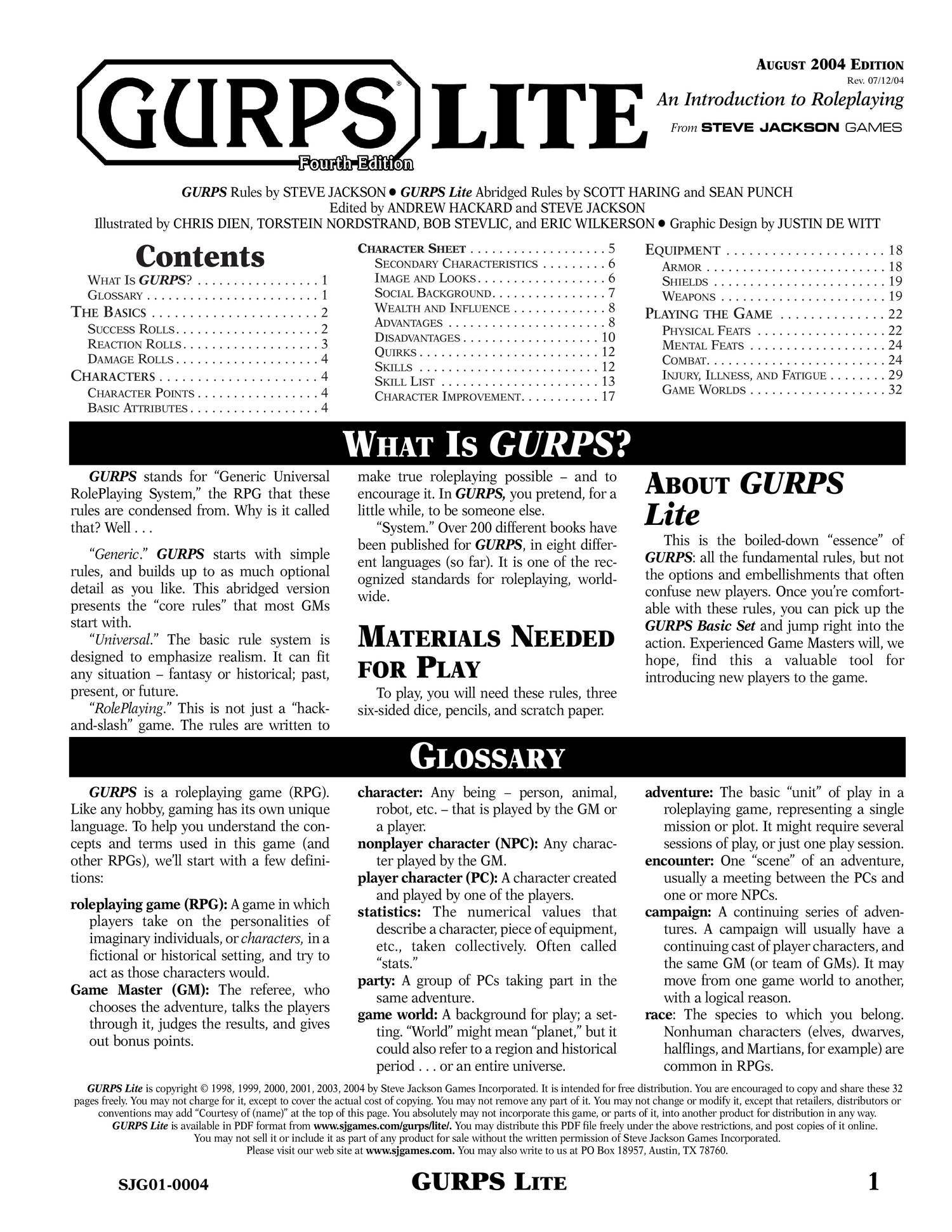 GURPS 4e - Lite.pdf | DocDroid GURPS 4e - Lite.pdf | DocDroid