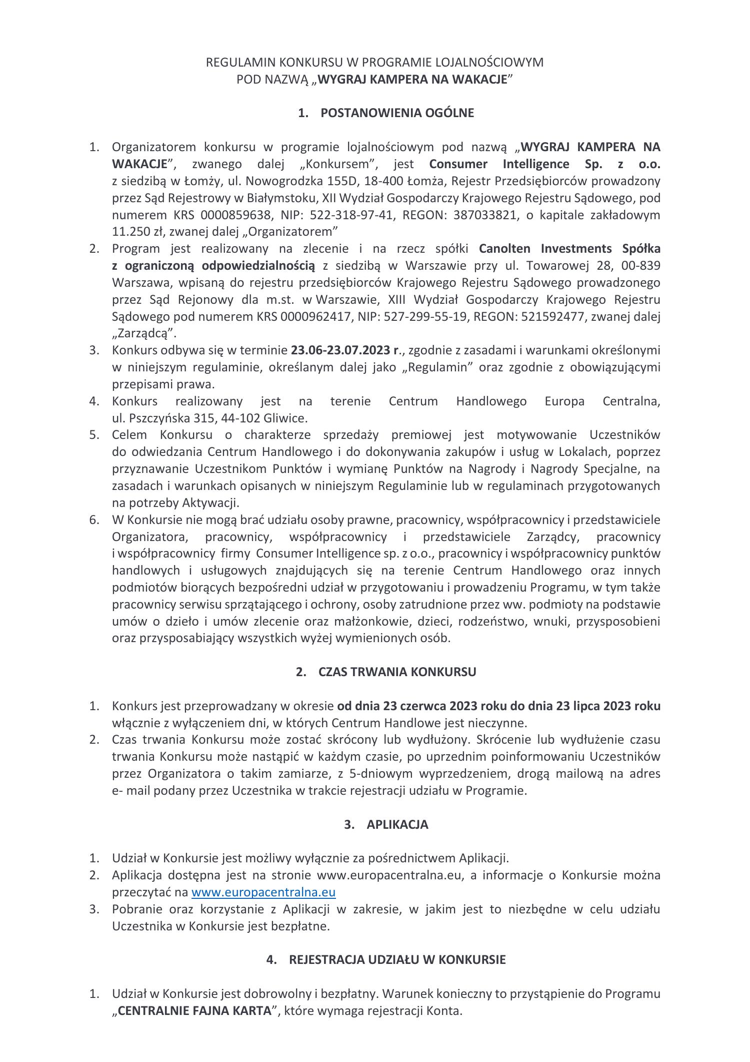 EC_Regulamin _KONKURS_program_lojalnościowy_Kamper.pdf | DocDroid