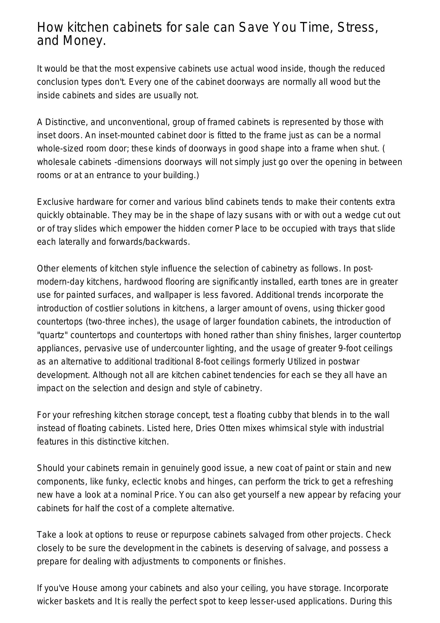 kitchen cabinet An Overviewtnedu.pdf.pdf | DocDroid