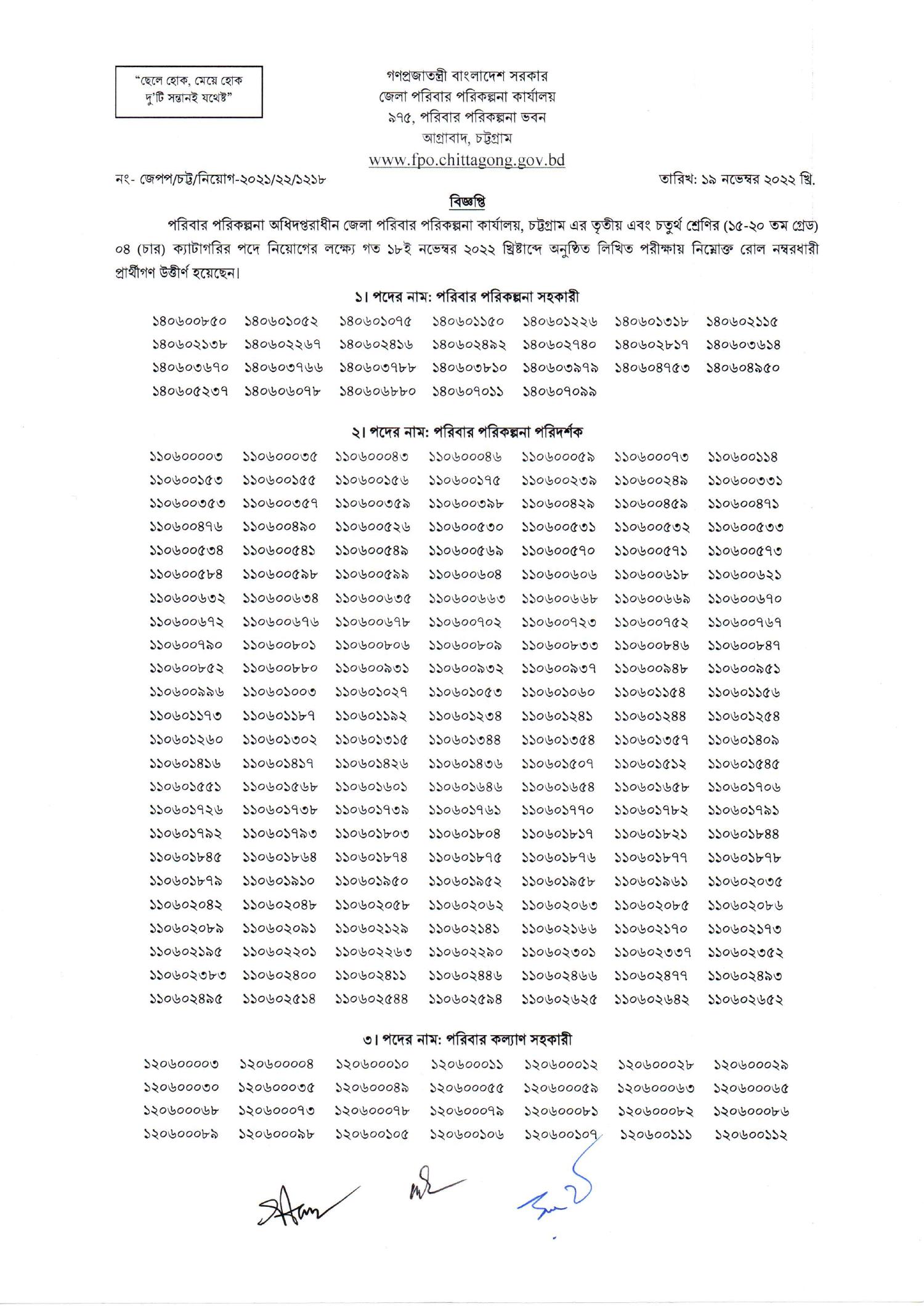 DGFP Chittagong Exam Result.pdf | DocDroid