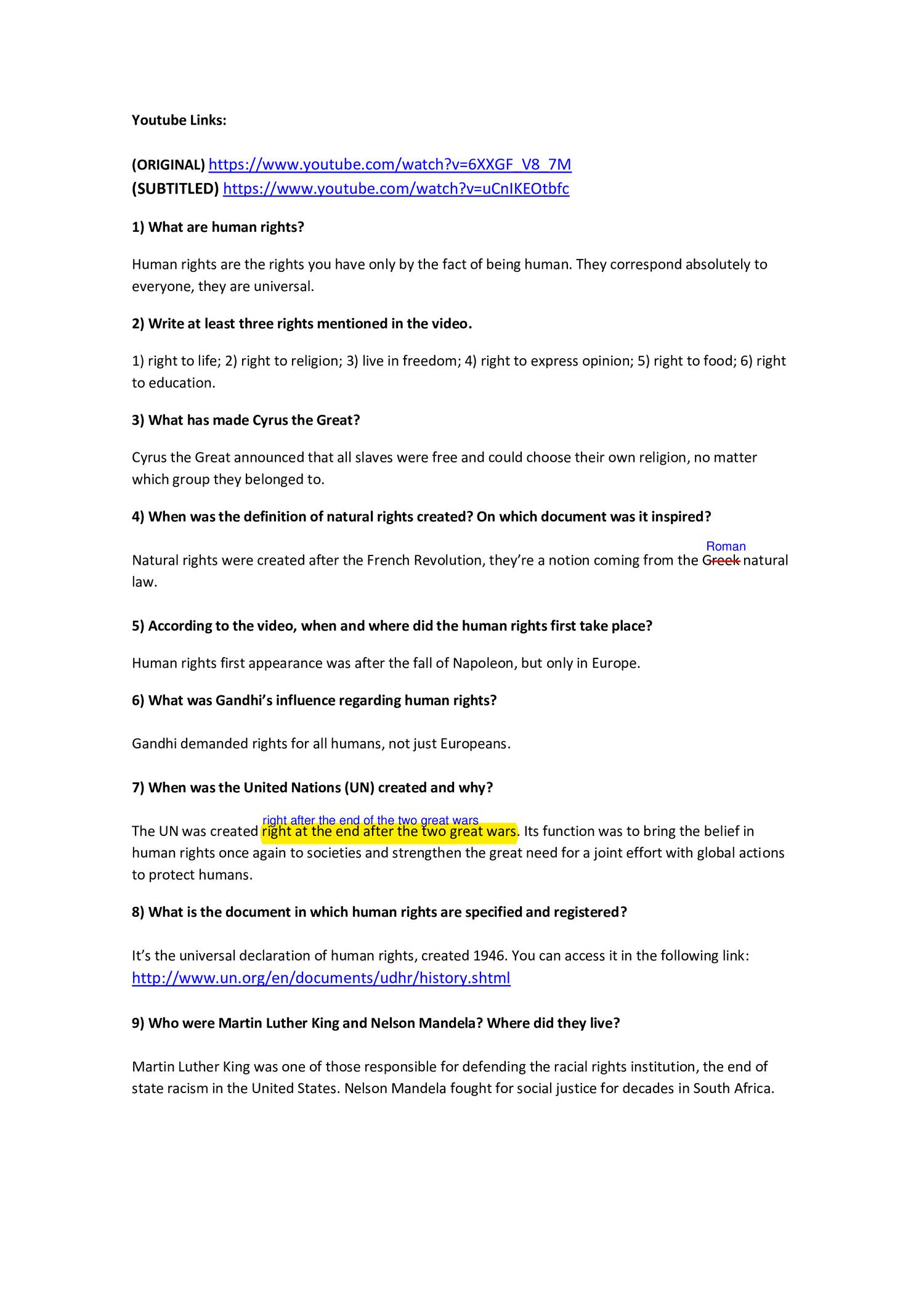 The Story of Human Rights (QUESTIONS - TEACHER) BOOKS 4, 5, 6.pdf ...