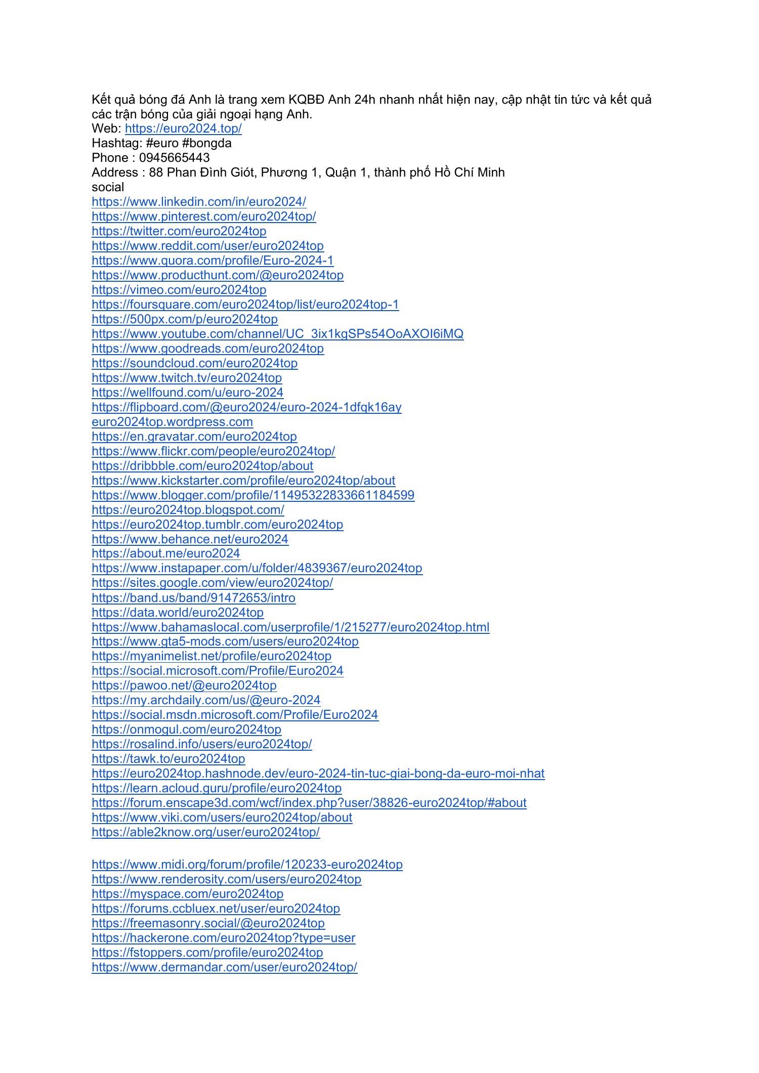 Kết quả bóng đá Anh là trang xem KQBĐ Anh 24h nhanh nhất hiện nay.docx ...