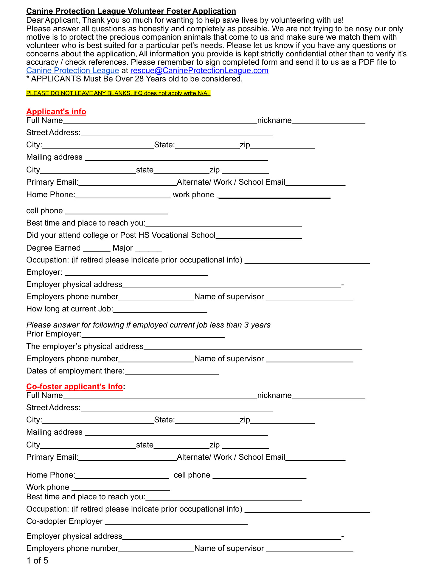 Foster Volunteer Application CPL bda BRVT.pdf | DocDroid