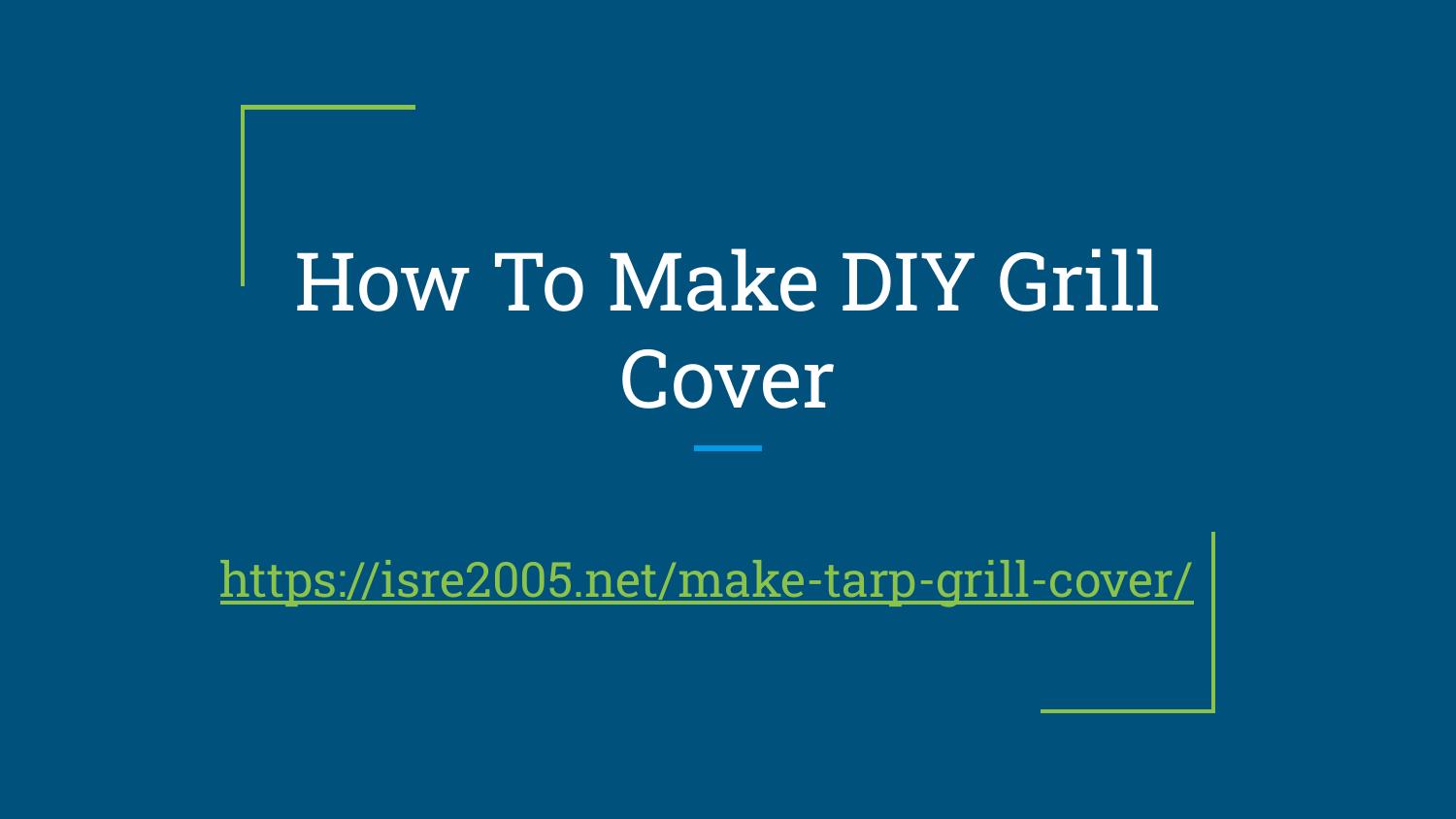 How To Make DIY BBQ Cover.pdf | DocDroid