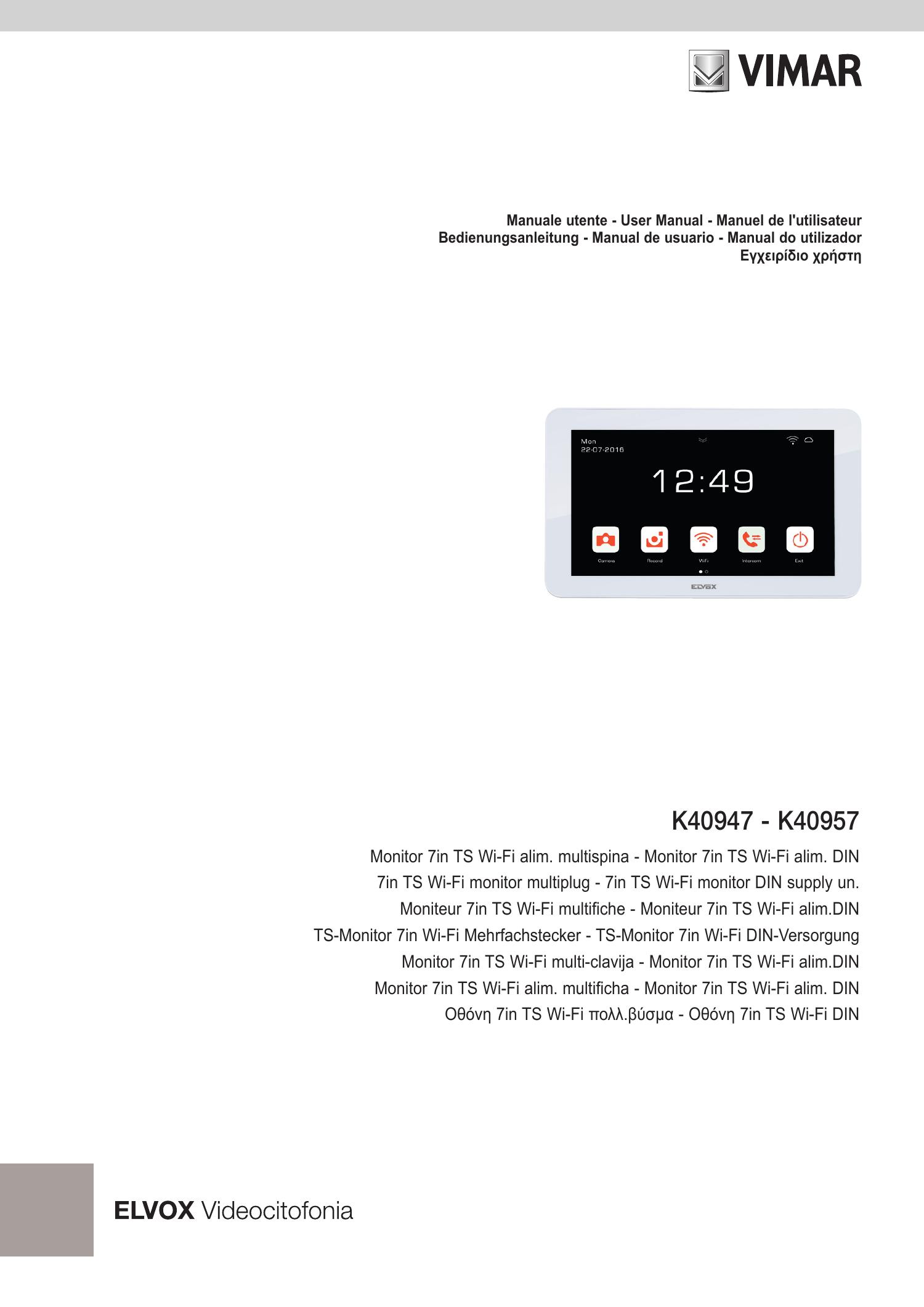 Vimar VIEW Door manual.pdf | DocDroid