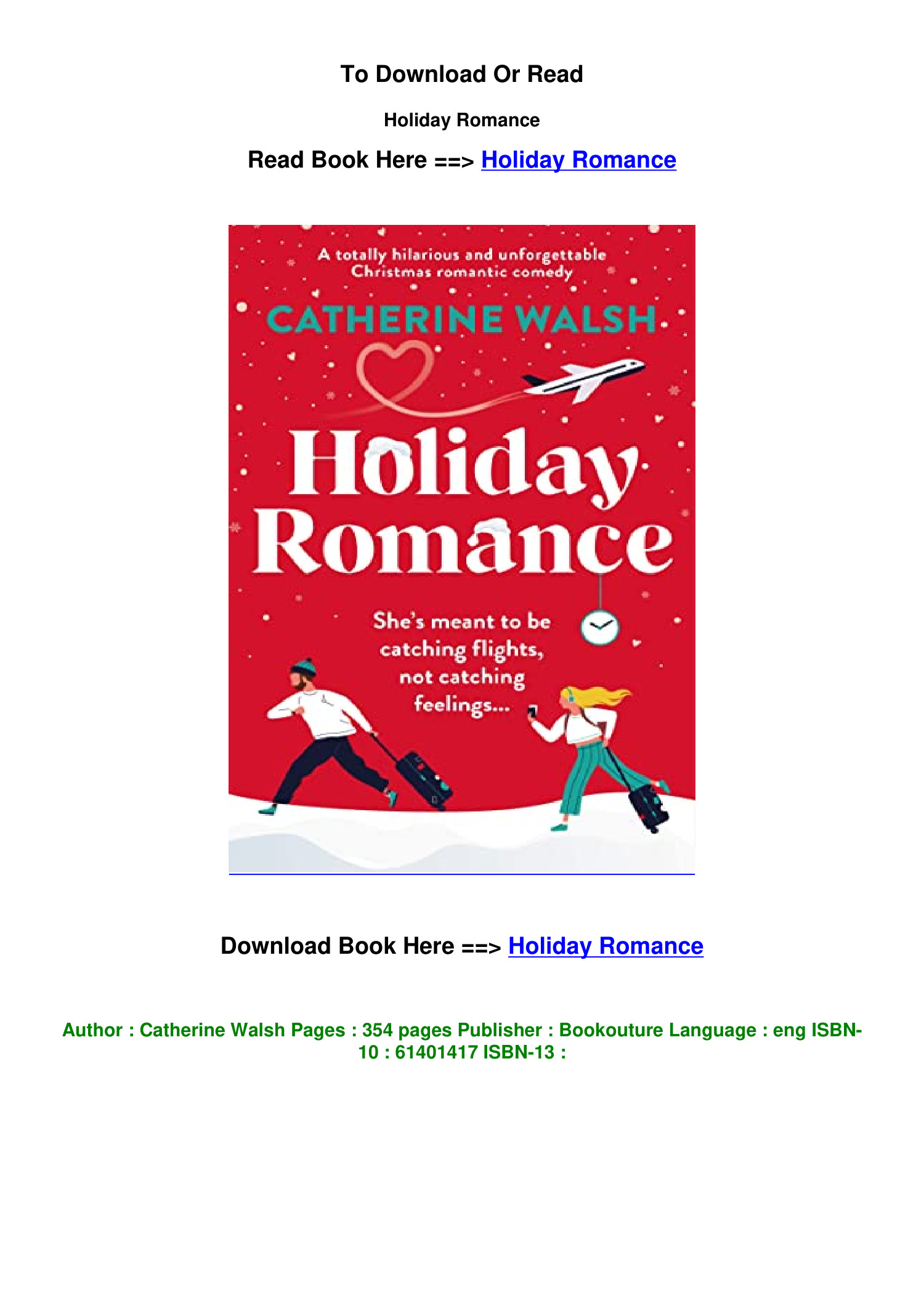 EPub download Holiday Romance BY Catherine Walsh.pdf | DocDroid